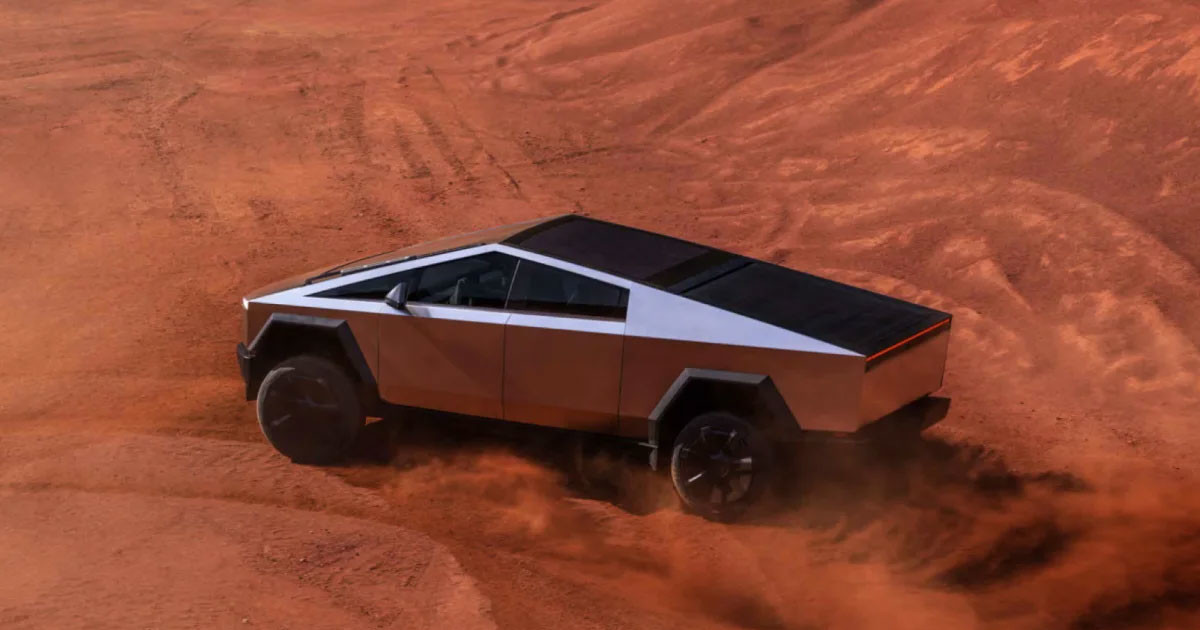 Tesla Cybertruck Wade Mode lifts the truck, pressurizes battery for ...