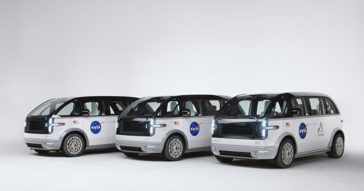Canoo delivers its first EVs to support the NASA Artemis II moon mission