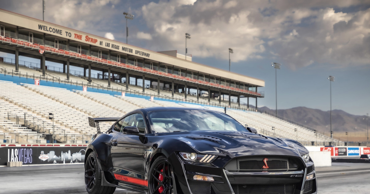 Shelby Code Red is a 1,300-hp, twin-turbocharged Ford Mustang GT500