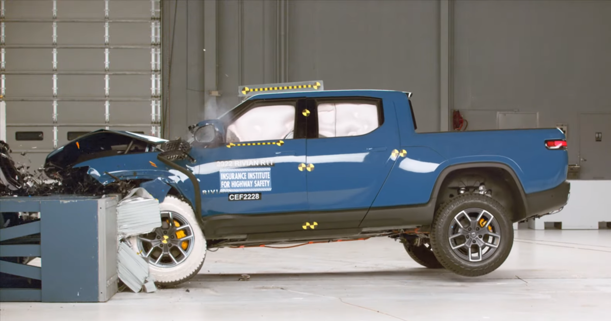 Rivian aces IIHS crash tests, gets Top Safety Pick+ rating - Autoblog
