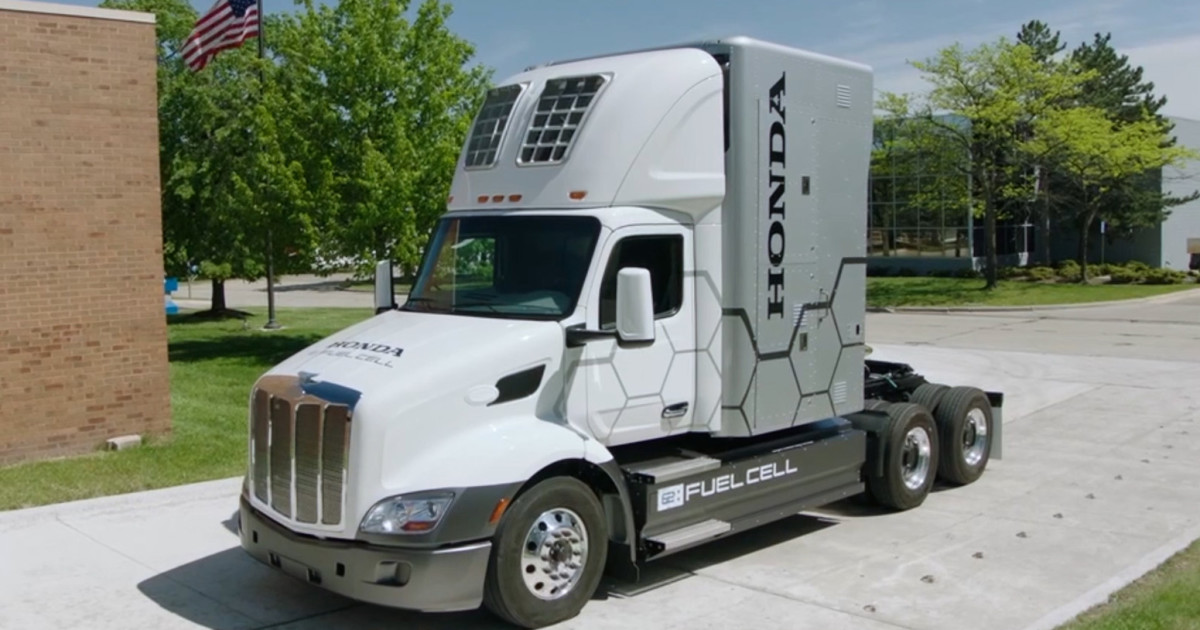 Honda debuting Class 8 hydrogen fuel-cell truck concept at ACT Expo ...