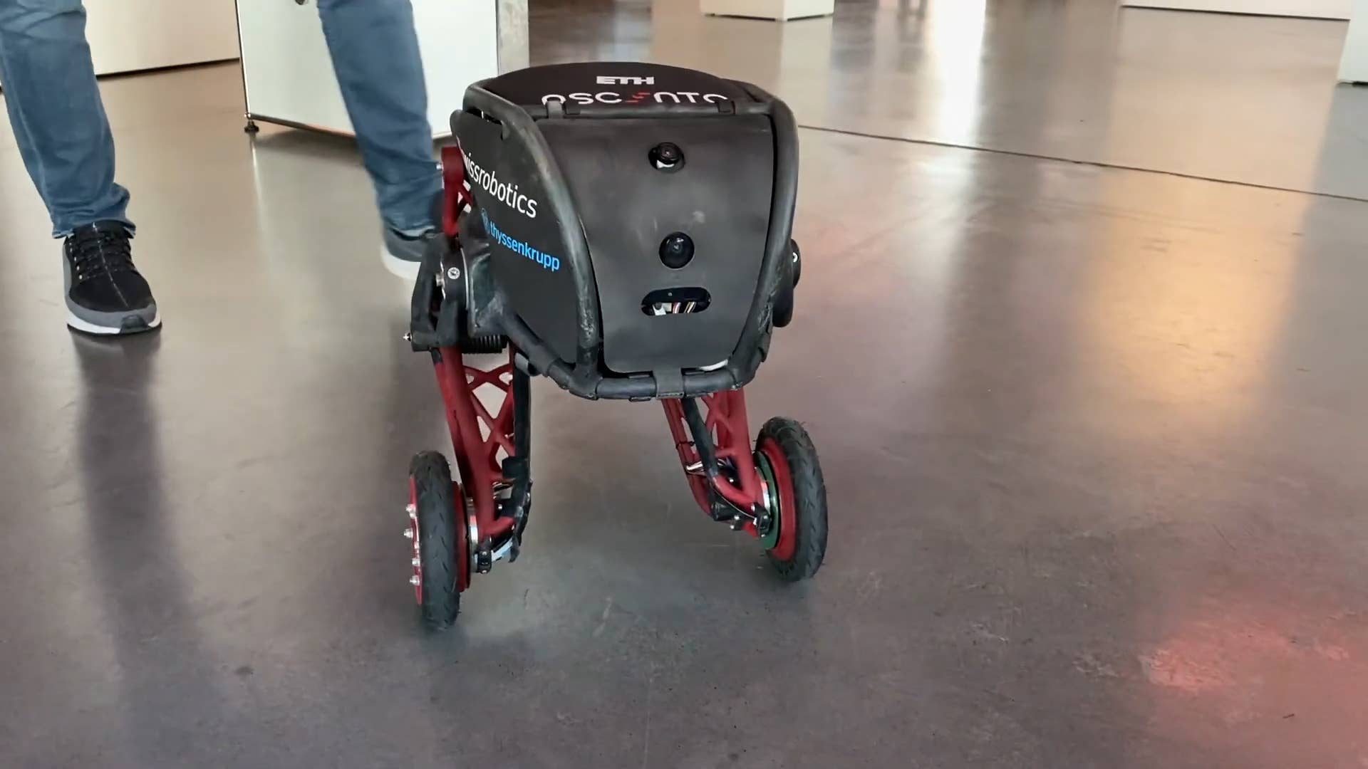 This jumping robot is the two-wheeled pet of the future