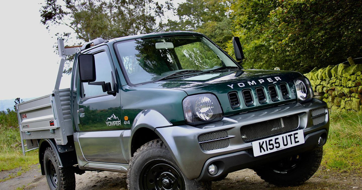 Yomper pickup like a Suzuki Jimny mixed with a Defender and a Brat ...