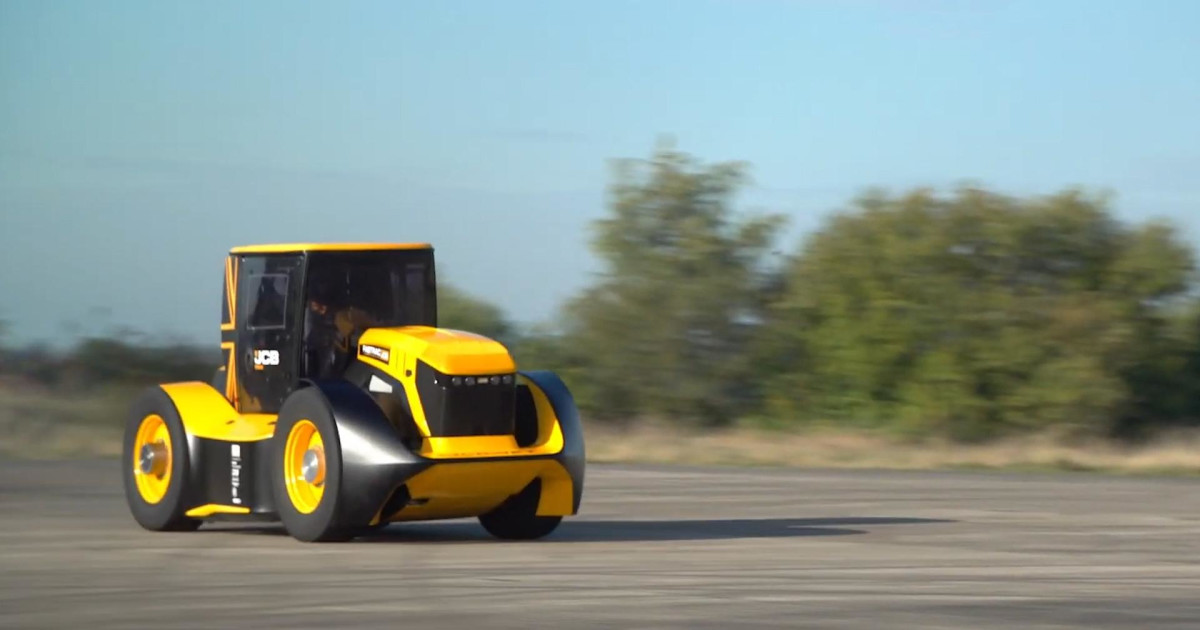 With a top speed of 135 mph, this is now the world's fastest tractor