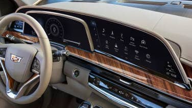 The 2021 Cadillac Escalade's triple curved OLED screens are gorgeous