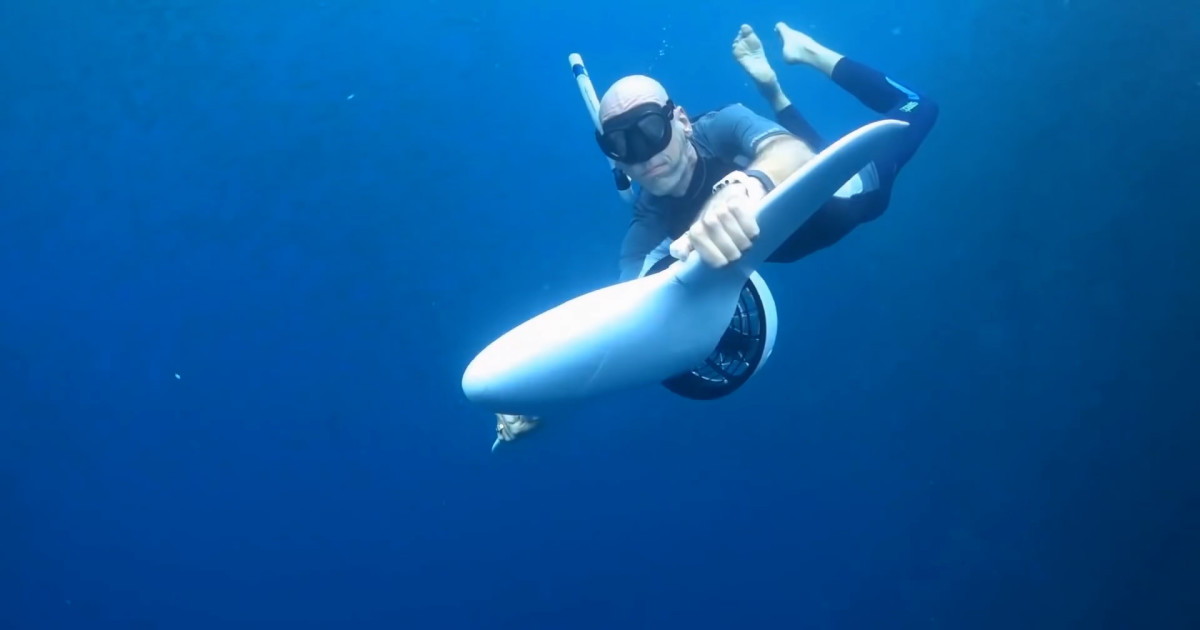 This mobility gadget was made to enhance your diving experience