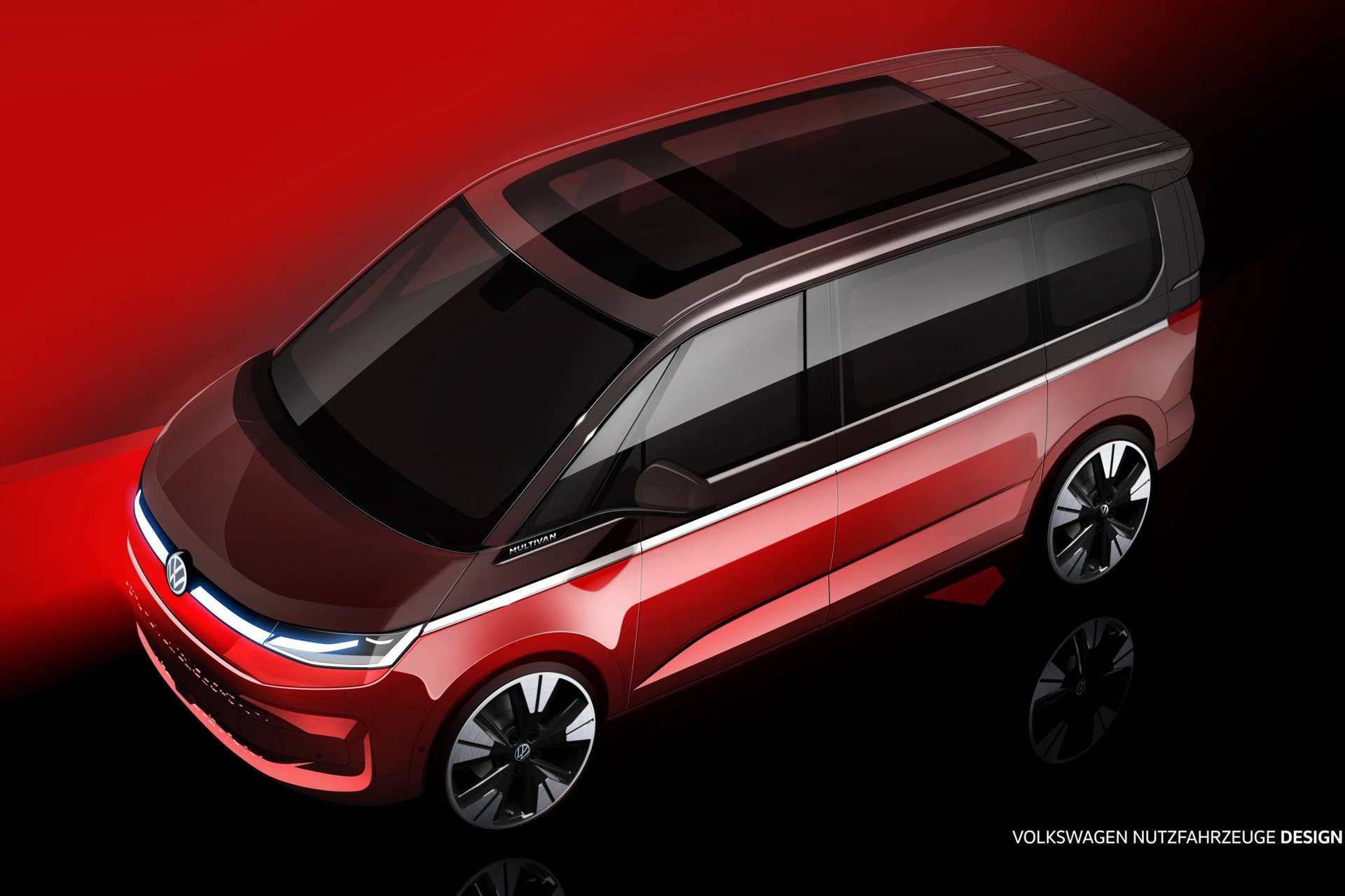 Volkswagen previews T7 Multivan head of June release