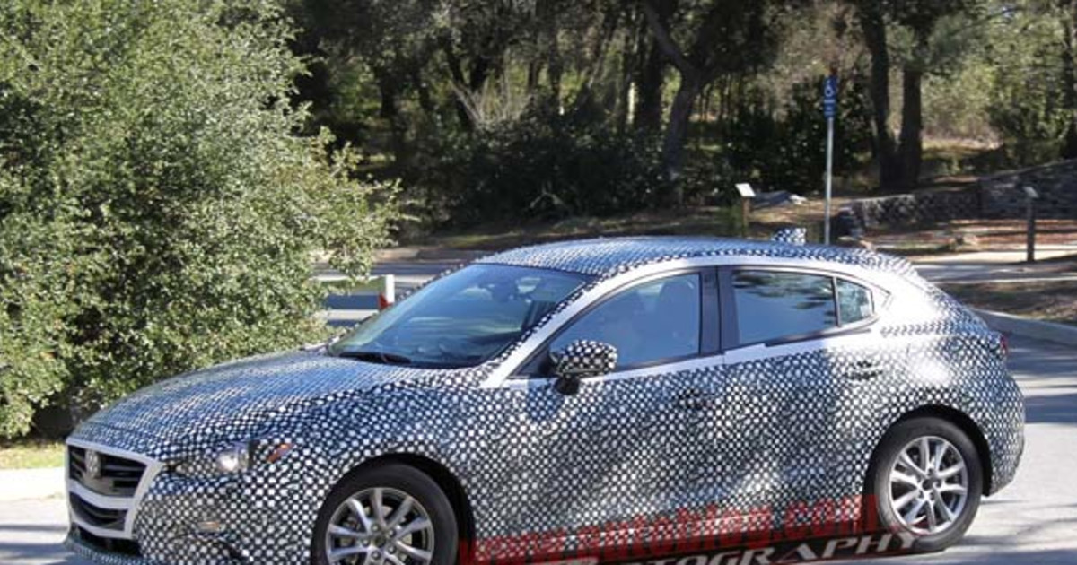 2015 Mazda3 shows its shape - Autoblog