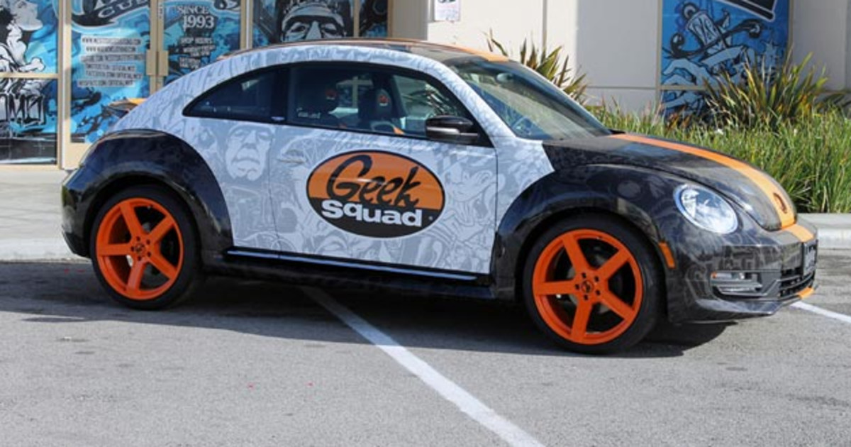 Geek Squad's famous Beetle gets updated courtesy of West Coast Customs