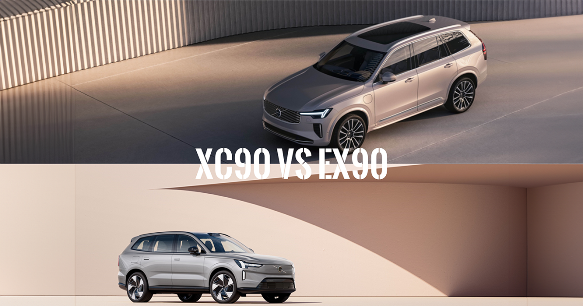 2025 Volvo XC90 PHEV vs 2025 Volvo EX90: A plug-in or all-electric luxury SUV experience