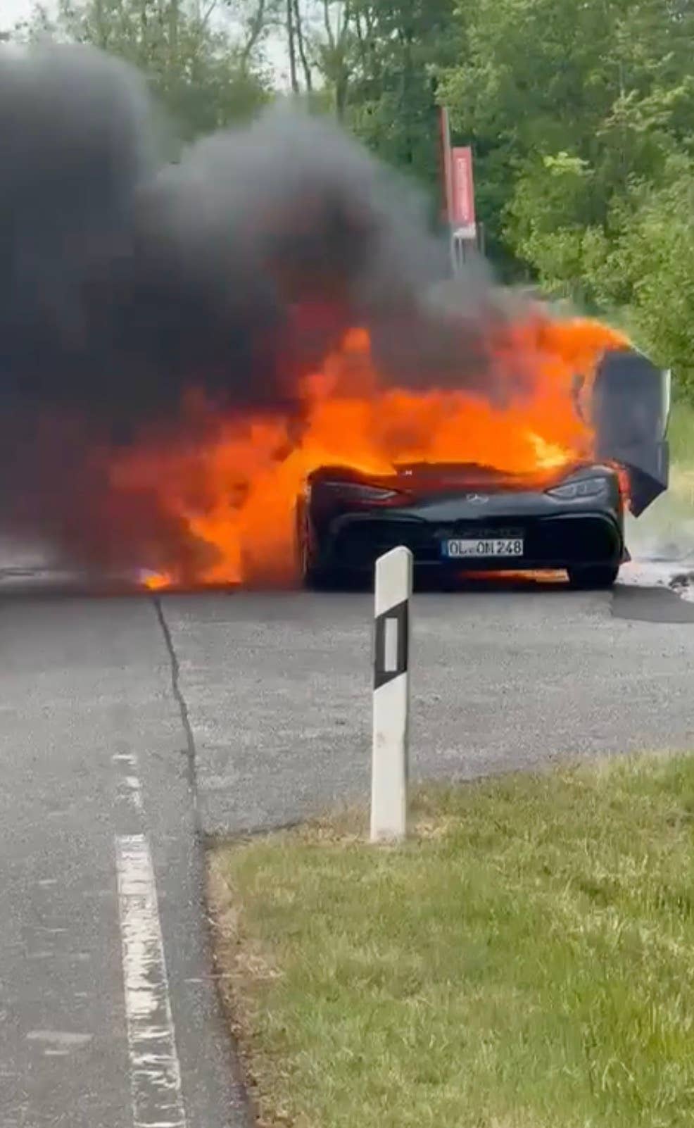 Mercedes-AMG One Catches Fire Again, Raises Safety Questions - Autoblog