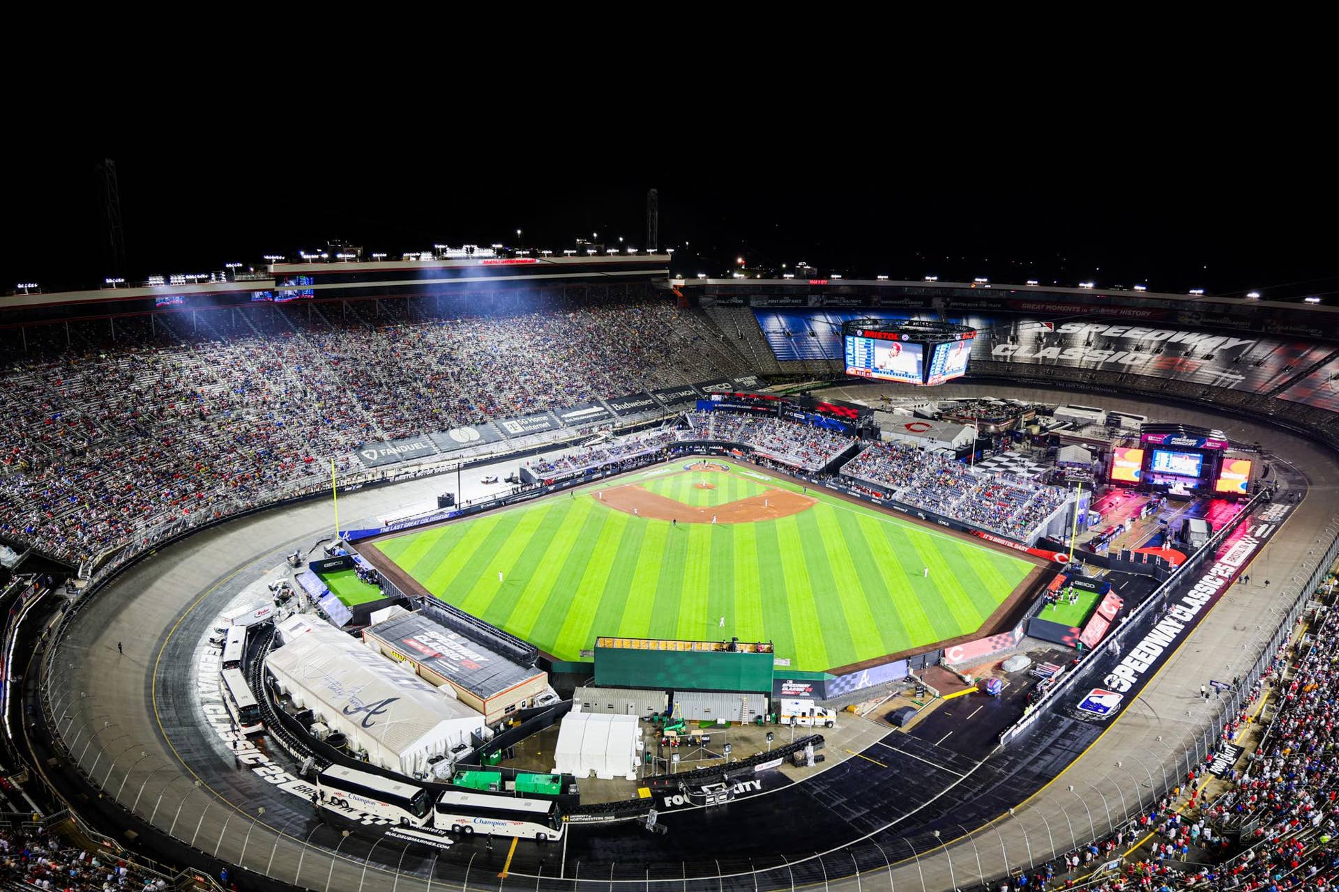 Chevy Hits Home Run At MLB Game Inside Bristol Speedway - Autoblog