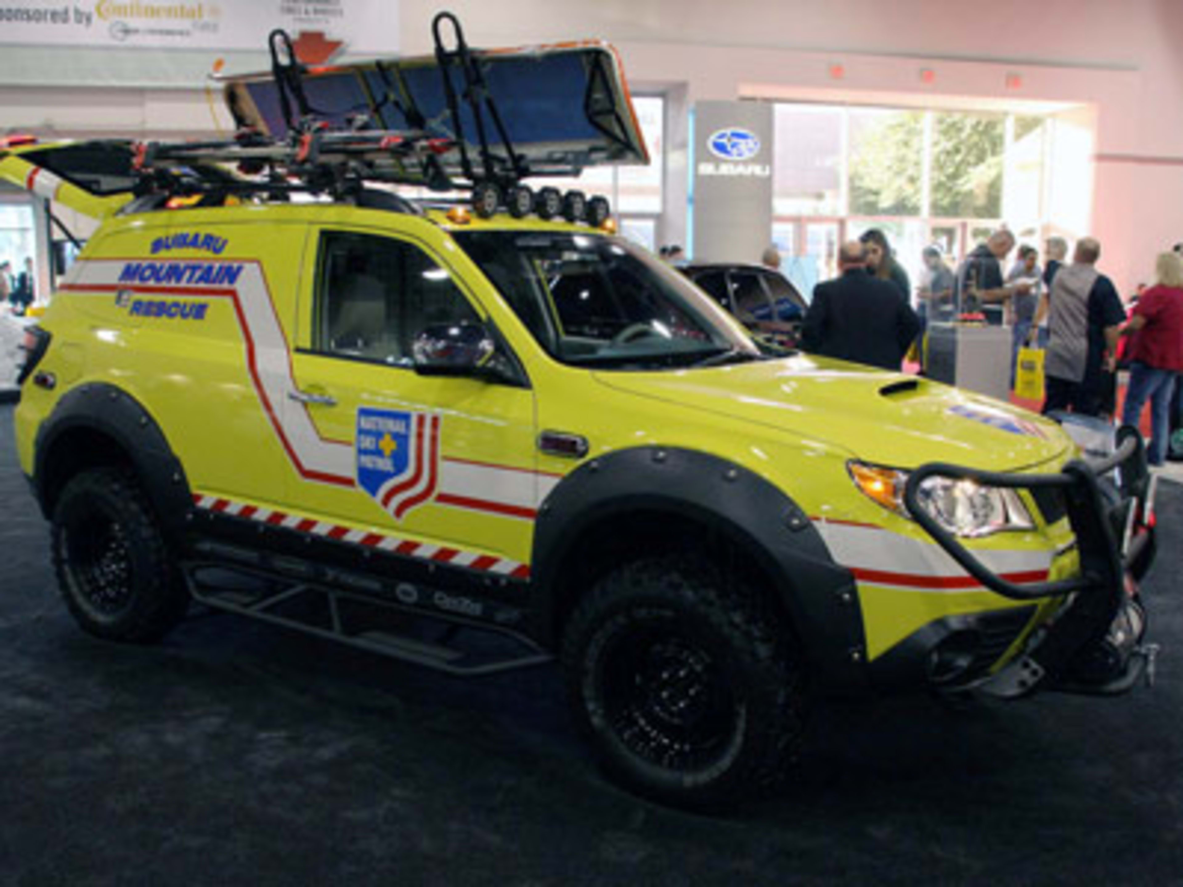 SEMA: Save us Subaru Mountain Rescue Vehicle!