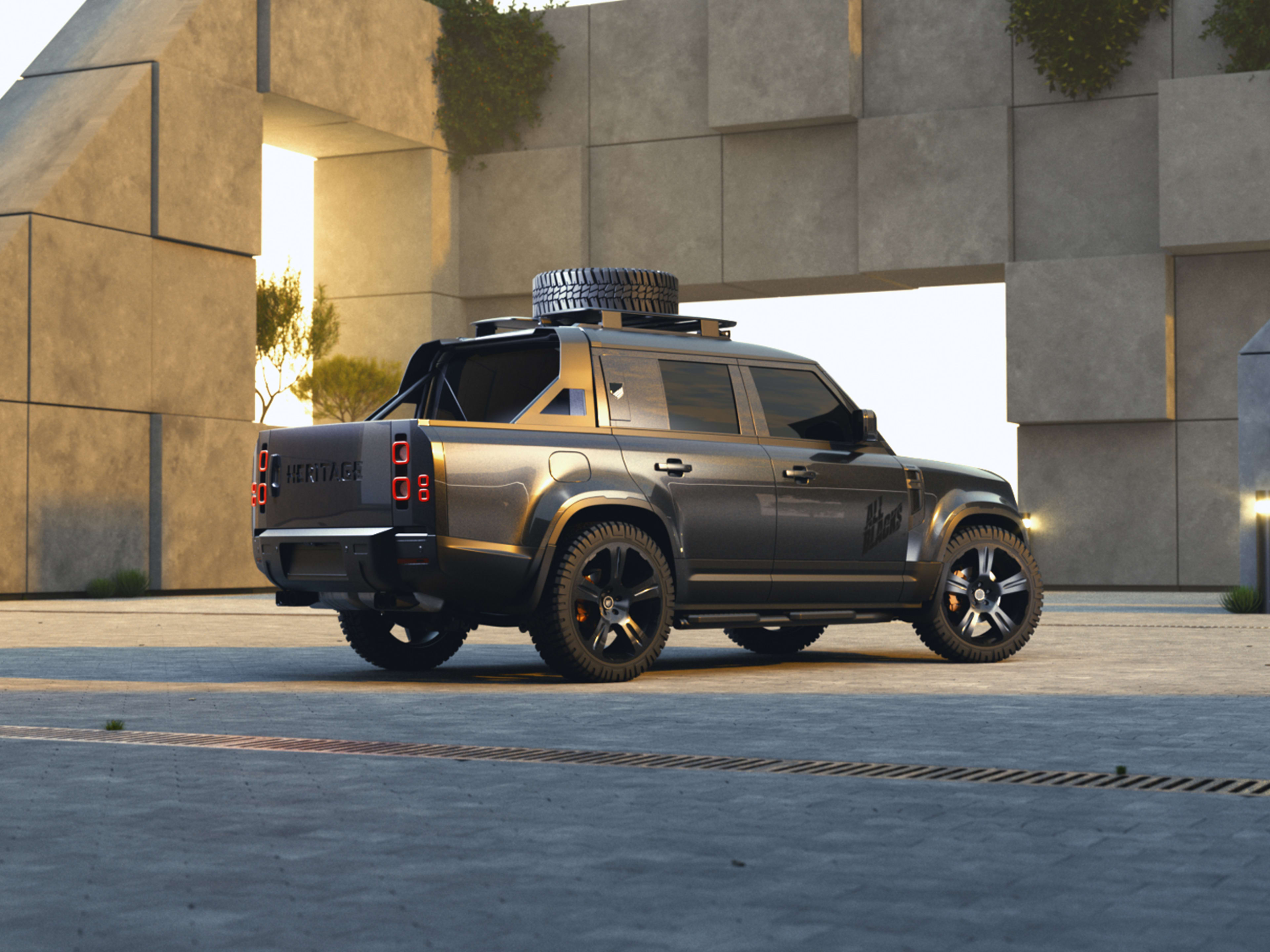 Dutch coachbuilder turns the Land Rover Defender into a crew-cab pickup