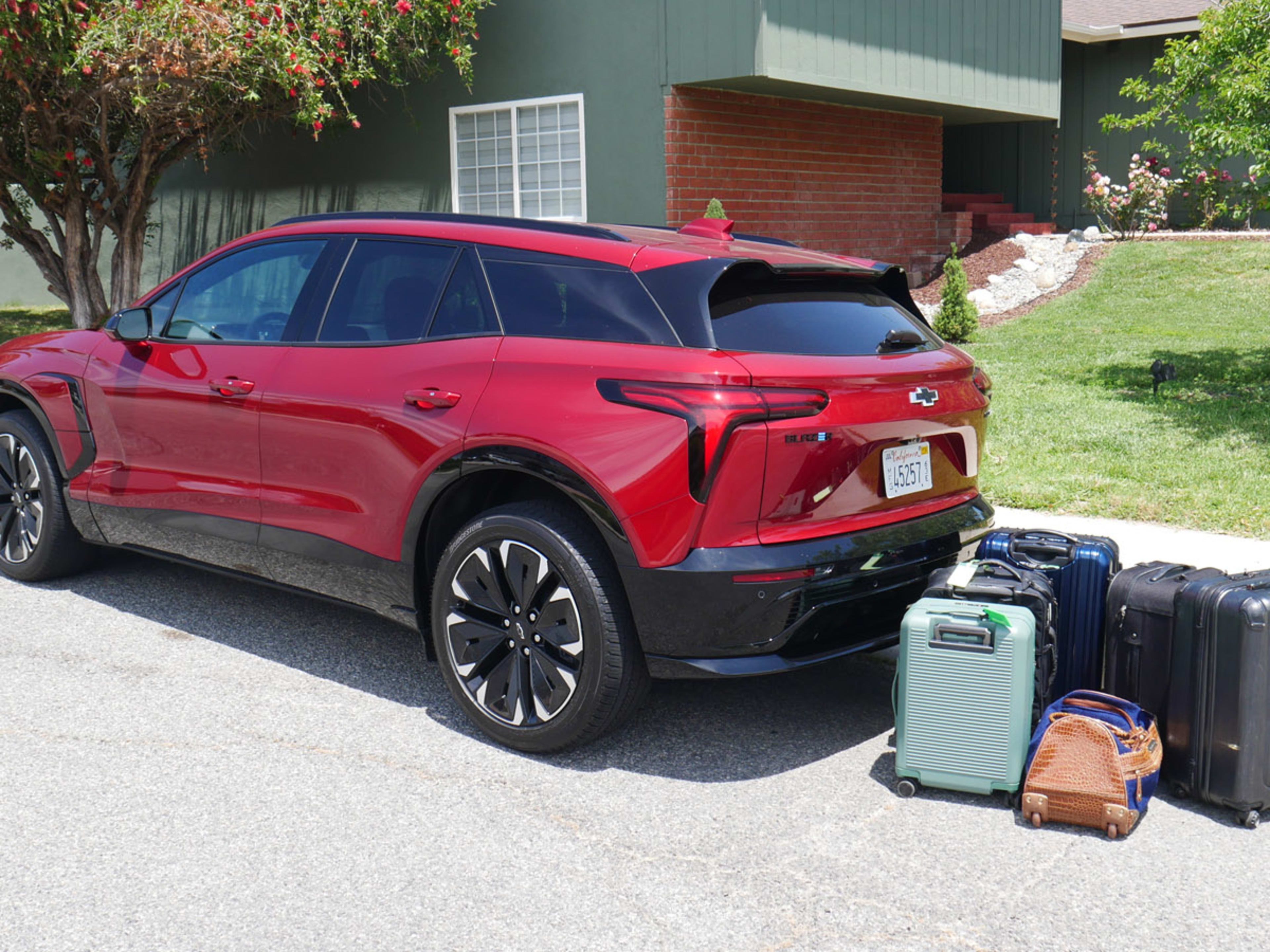 Chevy Blazer EV Luggage Test: How much fits in the trunk? - Autoblog