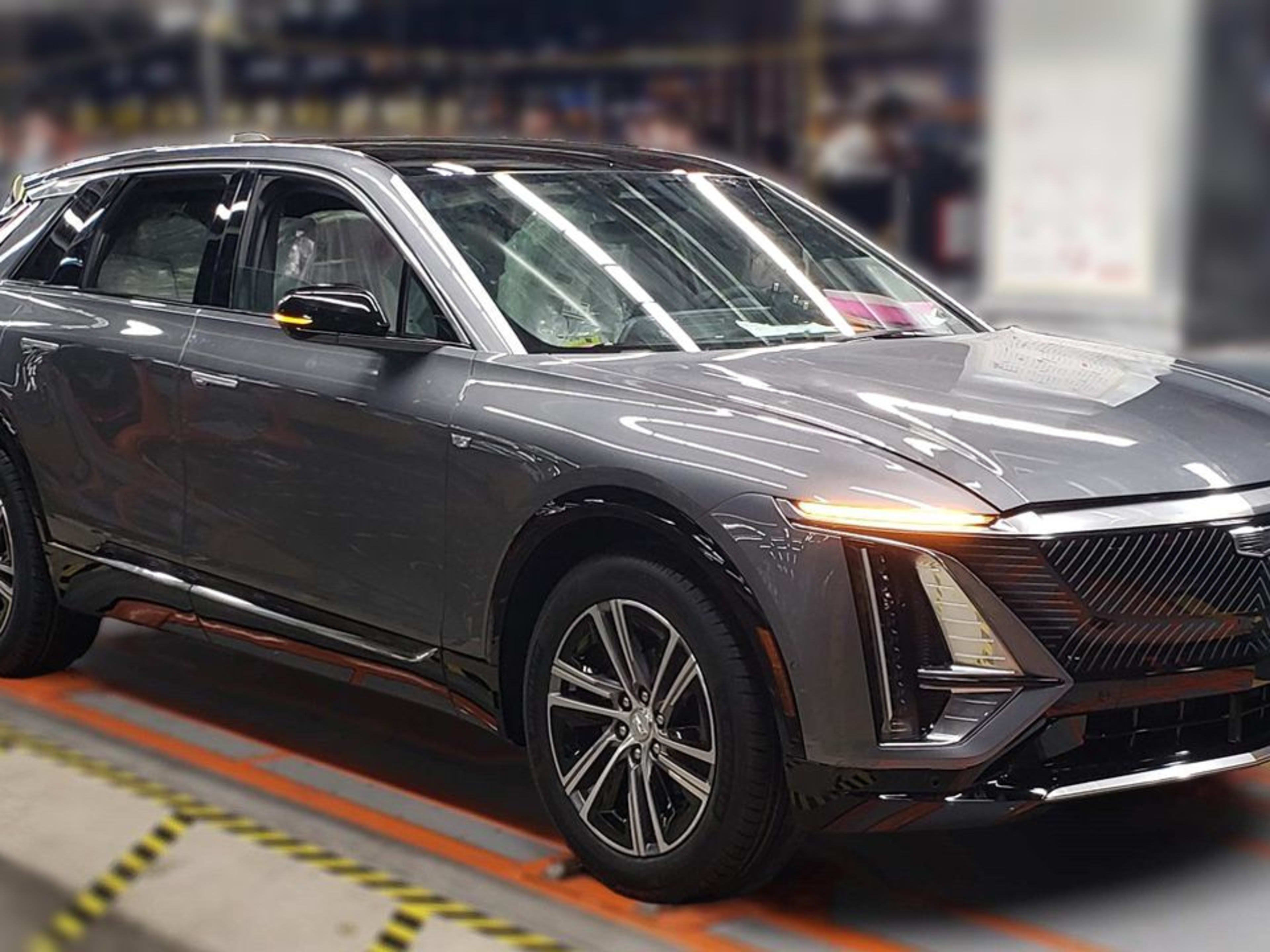 Cadillac Lyriq first pre-production car rolls off the line - Autoblog