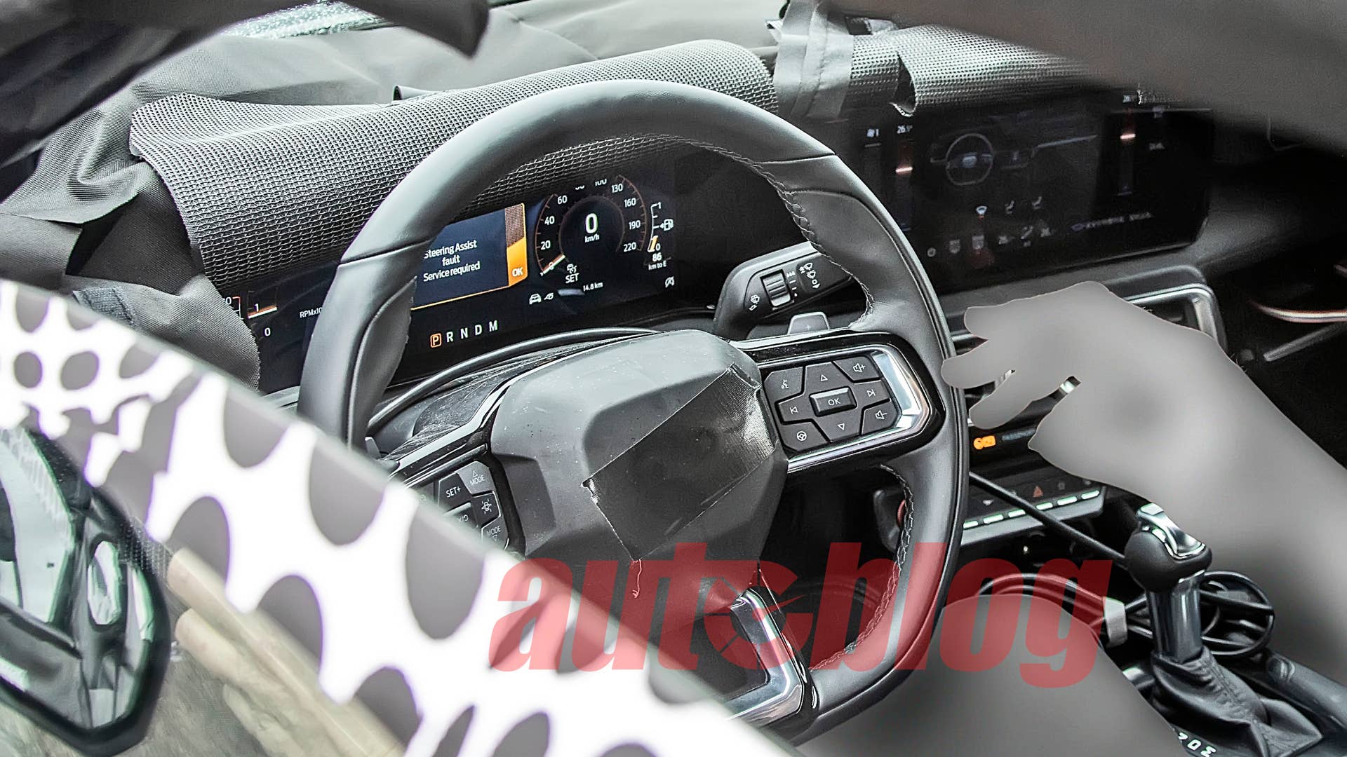 Ford Mustang next generation's interior exposed in spy photos - Autoblog