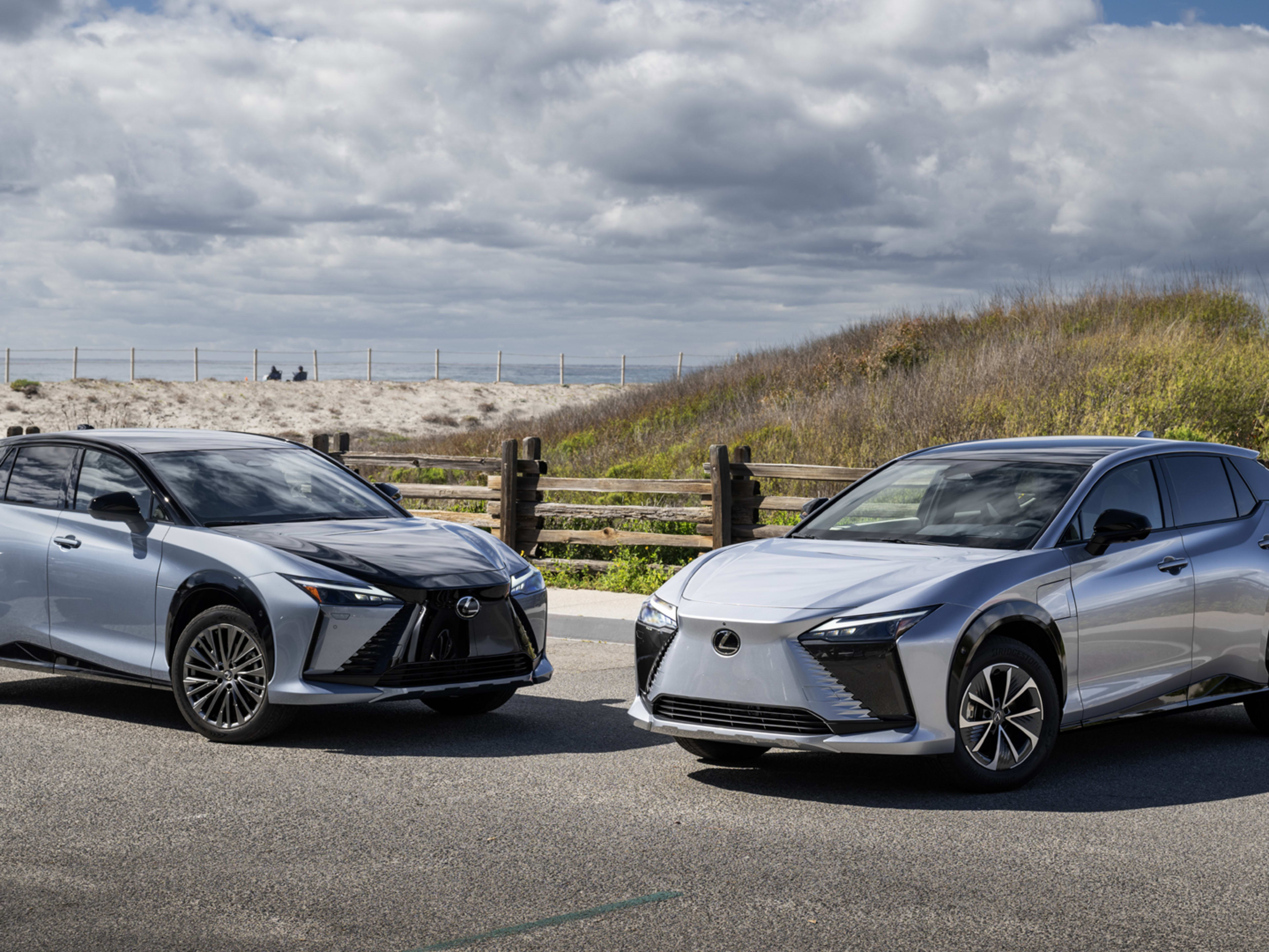 The 2025 Lexus RZ has a much lower starting price than the outgoing ...