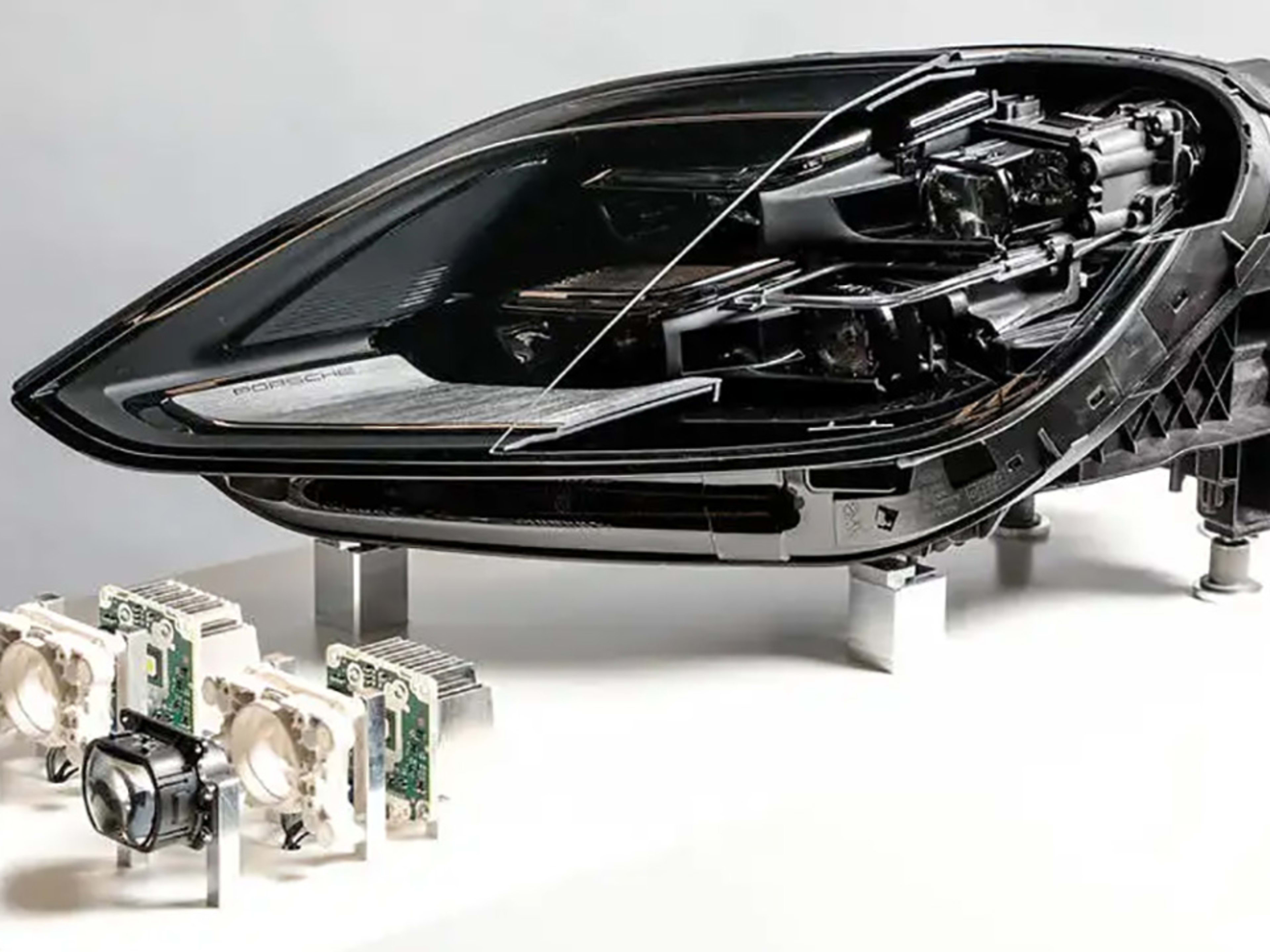 Porsche's new matrix headlights said to be brighter and safer