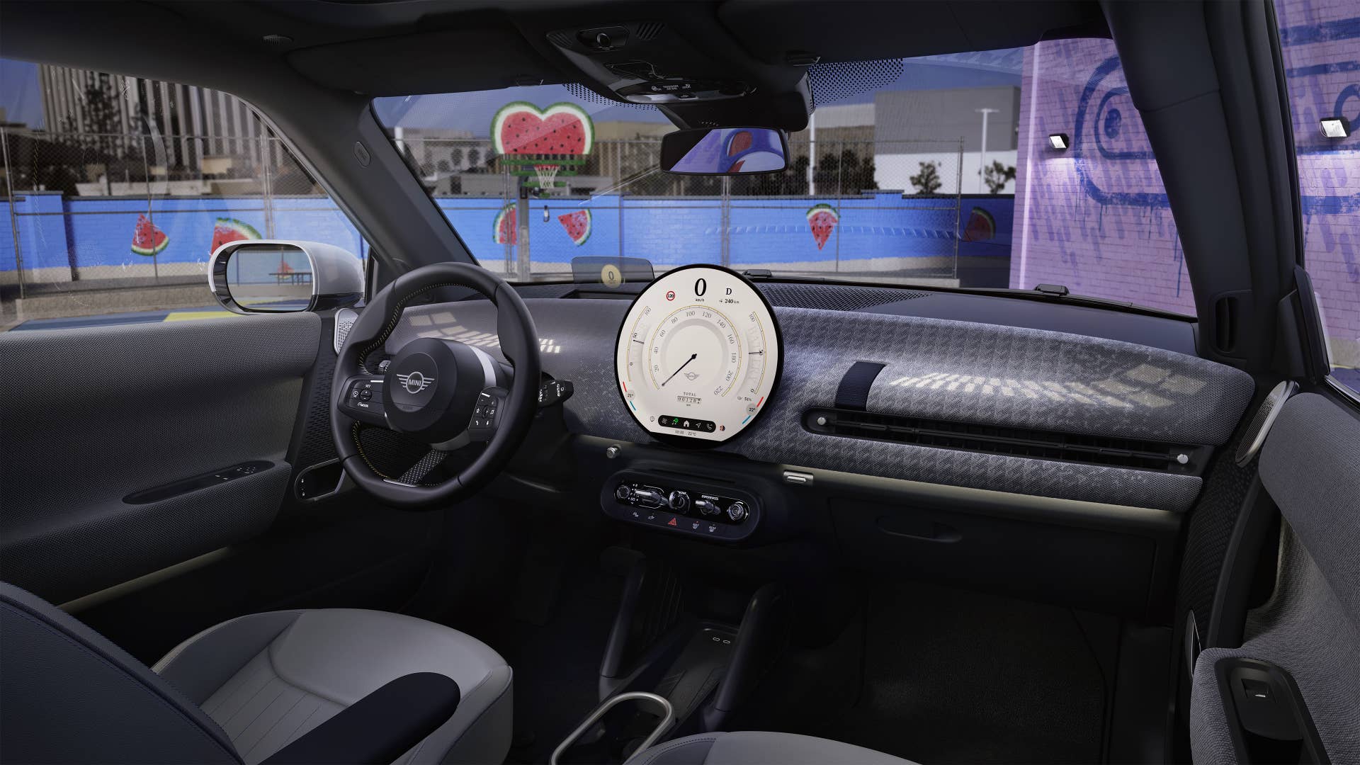 2025 Mini Cooper reveals its OLED screen, retro gauges and dog ...