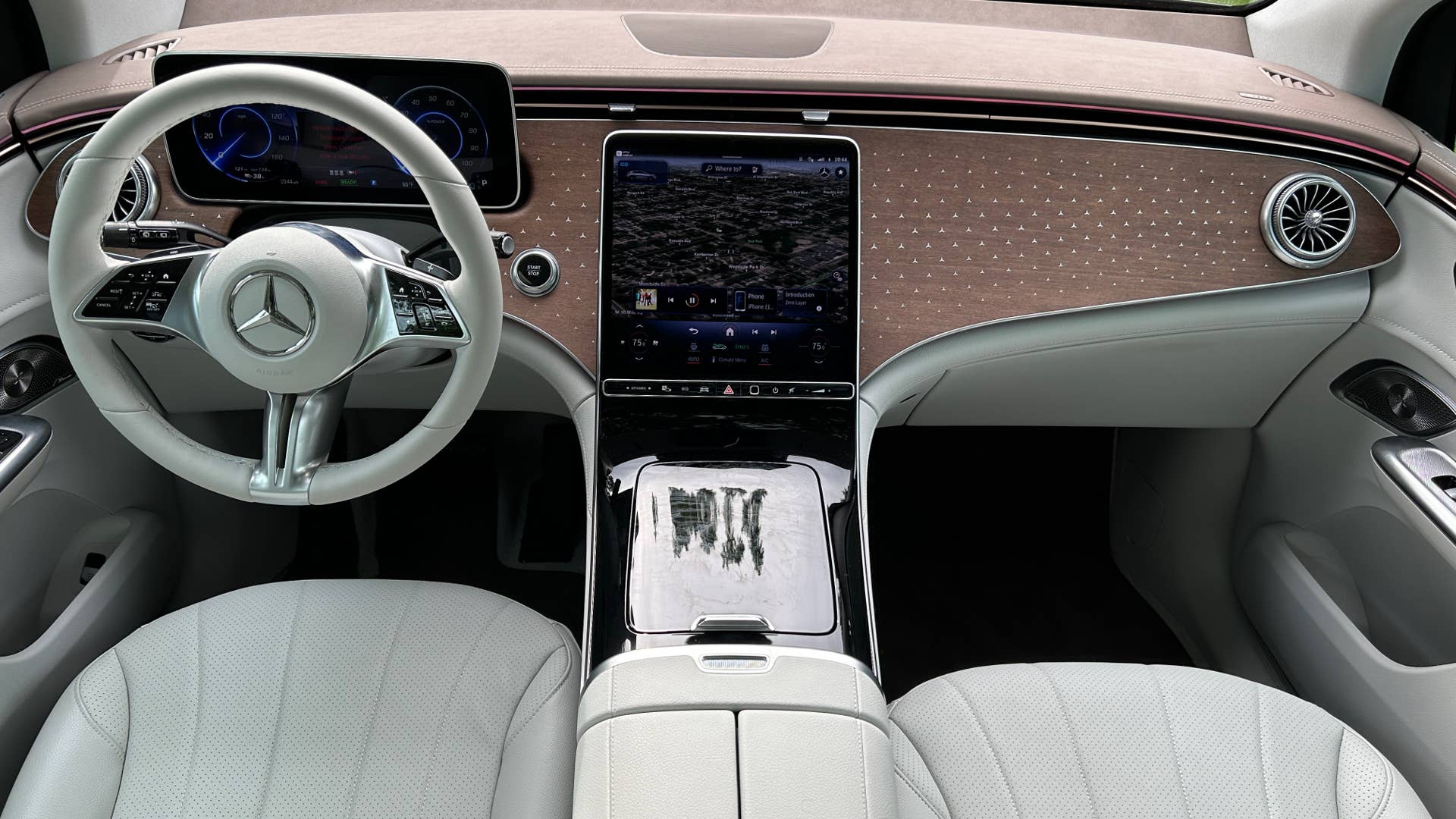 Mercedes-Benz EQE SUV Interior Review: Beautiful, quiet and oh so ...