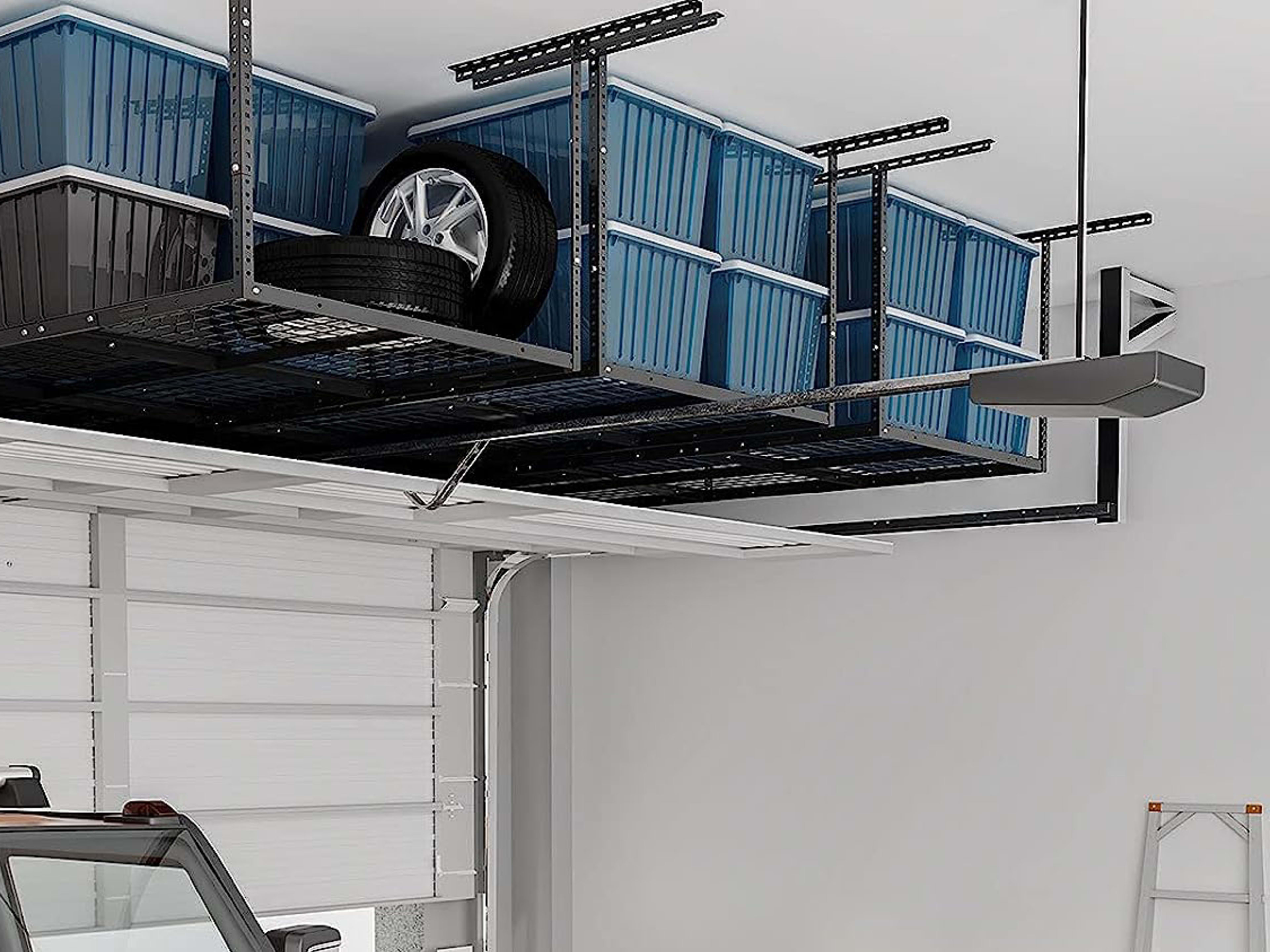 Organize your garage with this popular overhead storage rack, nearly ...