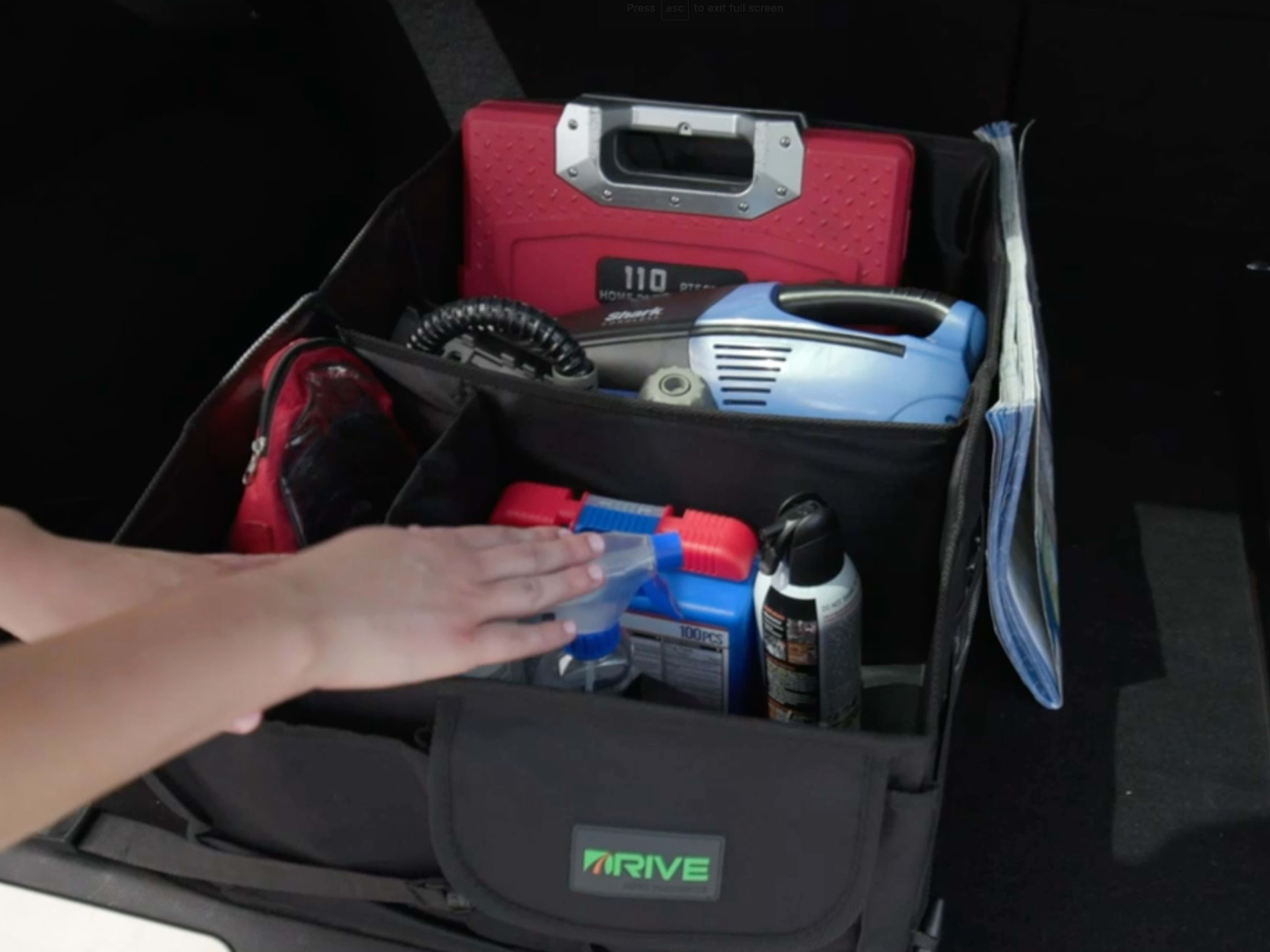 Multi-compartment trunk organizer for just $19.49 with Amazon coupon ...