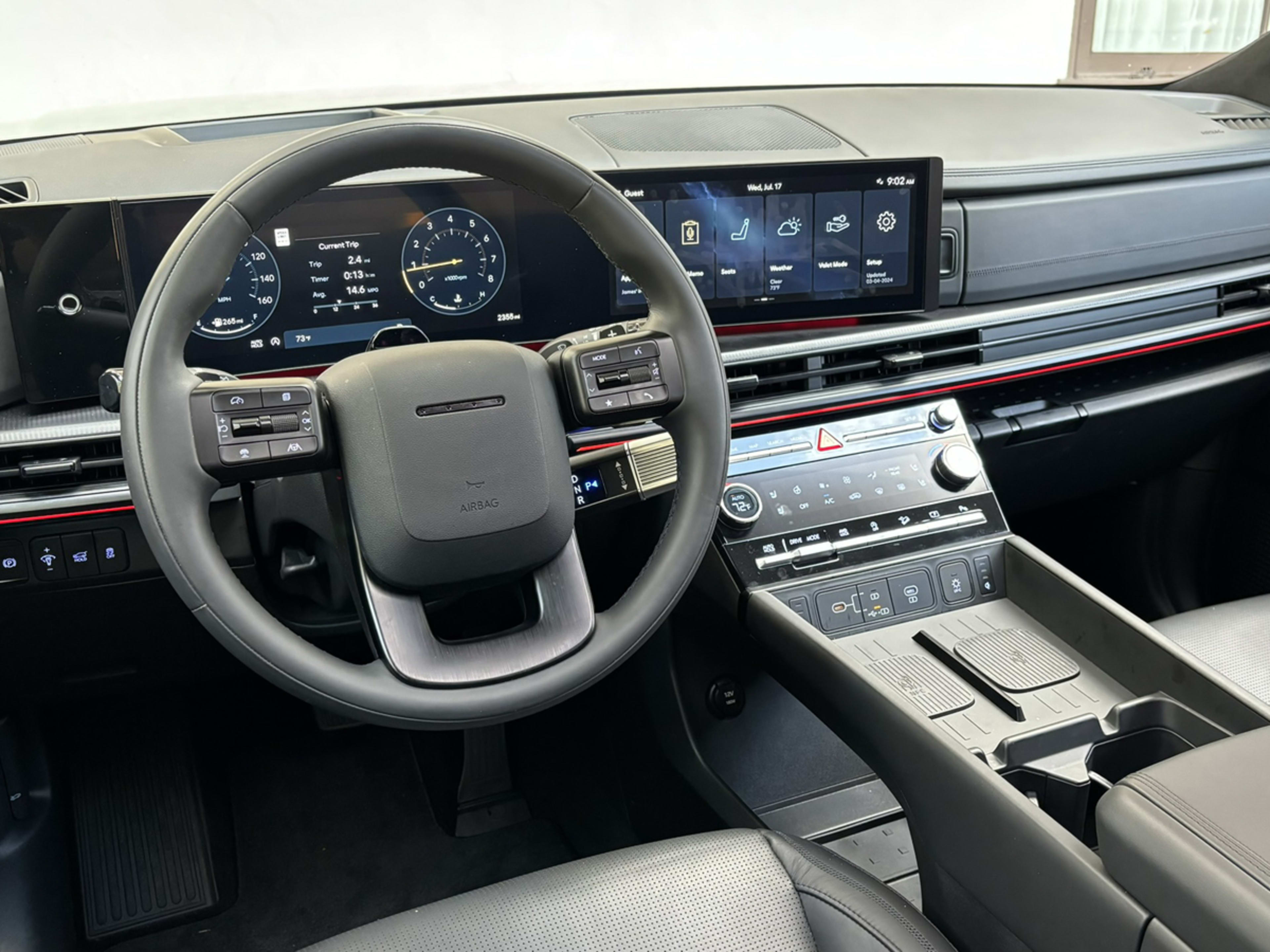 Hyundai Santa Fe Calligraphy Interior Review: More functional than ...