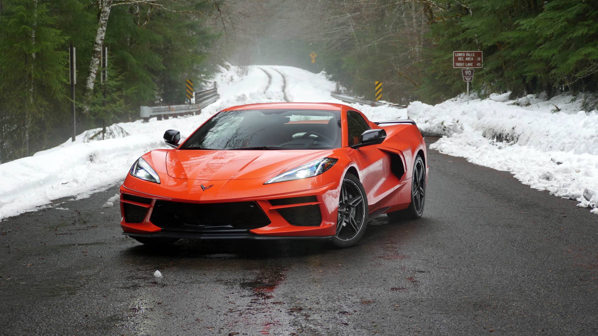 Chevrolet Corvette Convertible Road Test Review | Mountain road after a ...