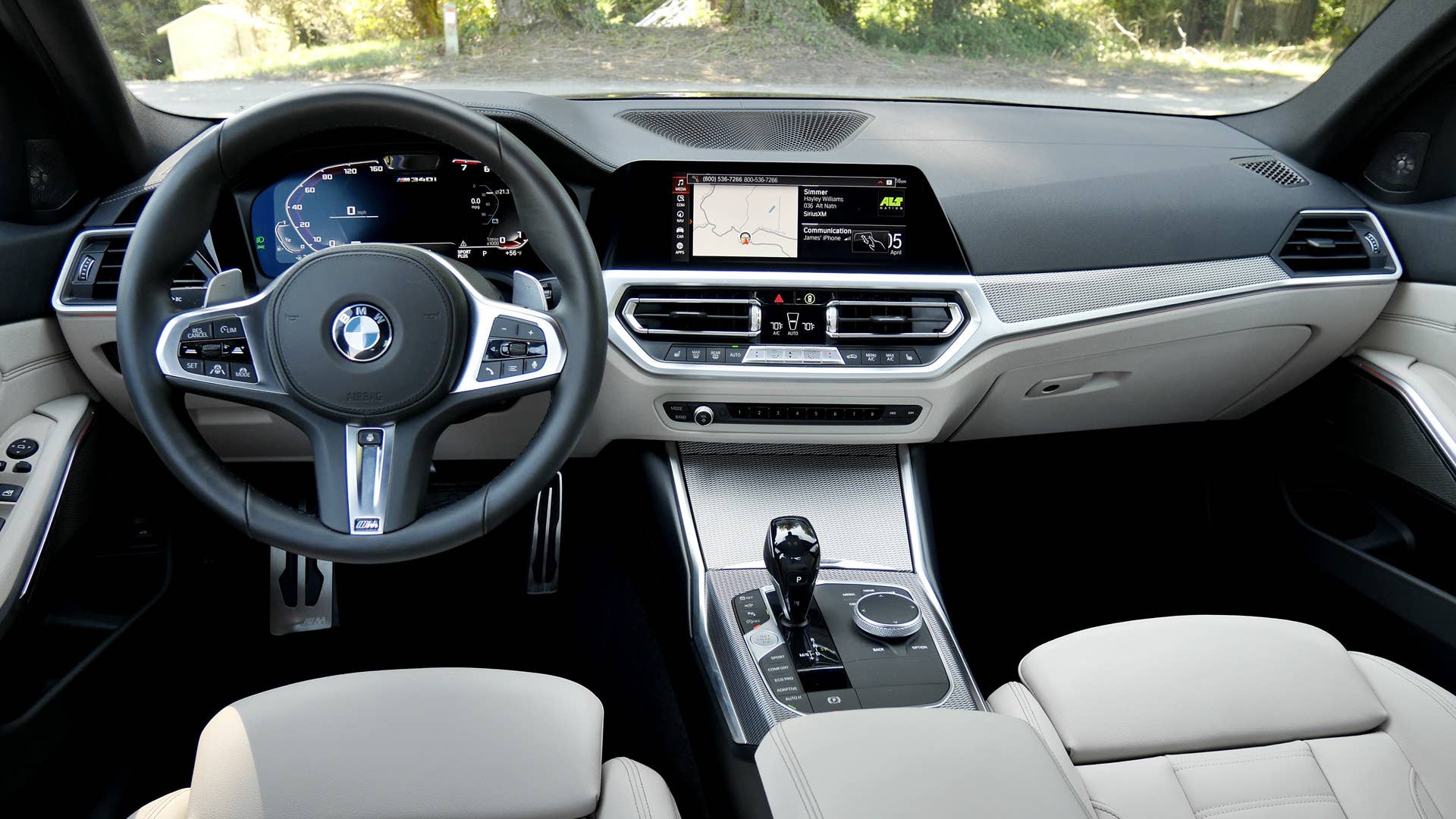 2020 BMW M340i Interior Driveway Test - Autoblog