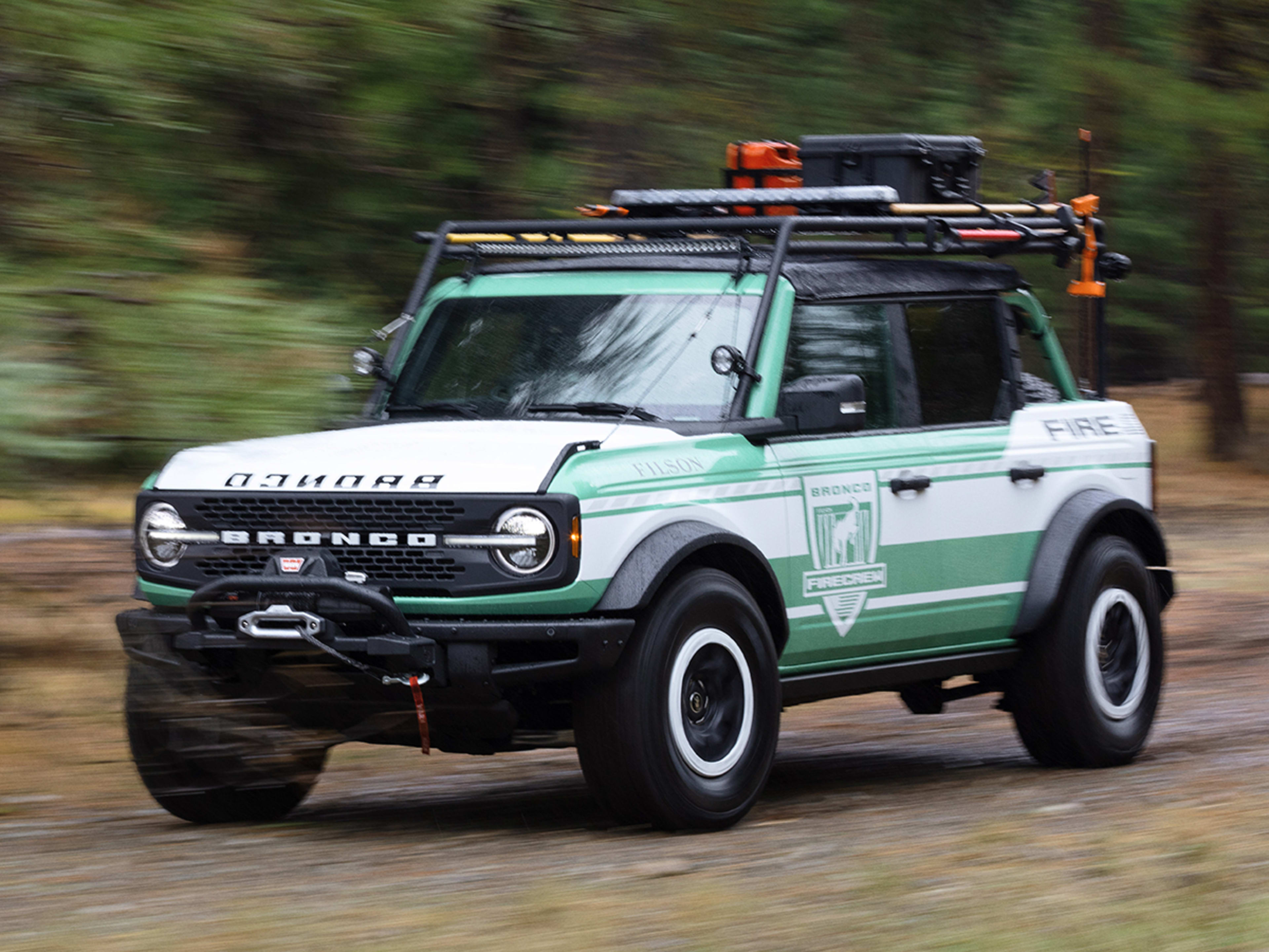 Ford Bronco Wildland Fire Rig Concept is a classy, functional tribute ...