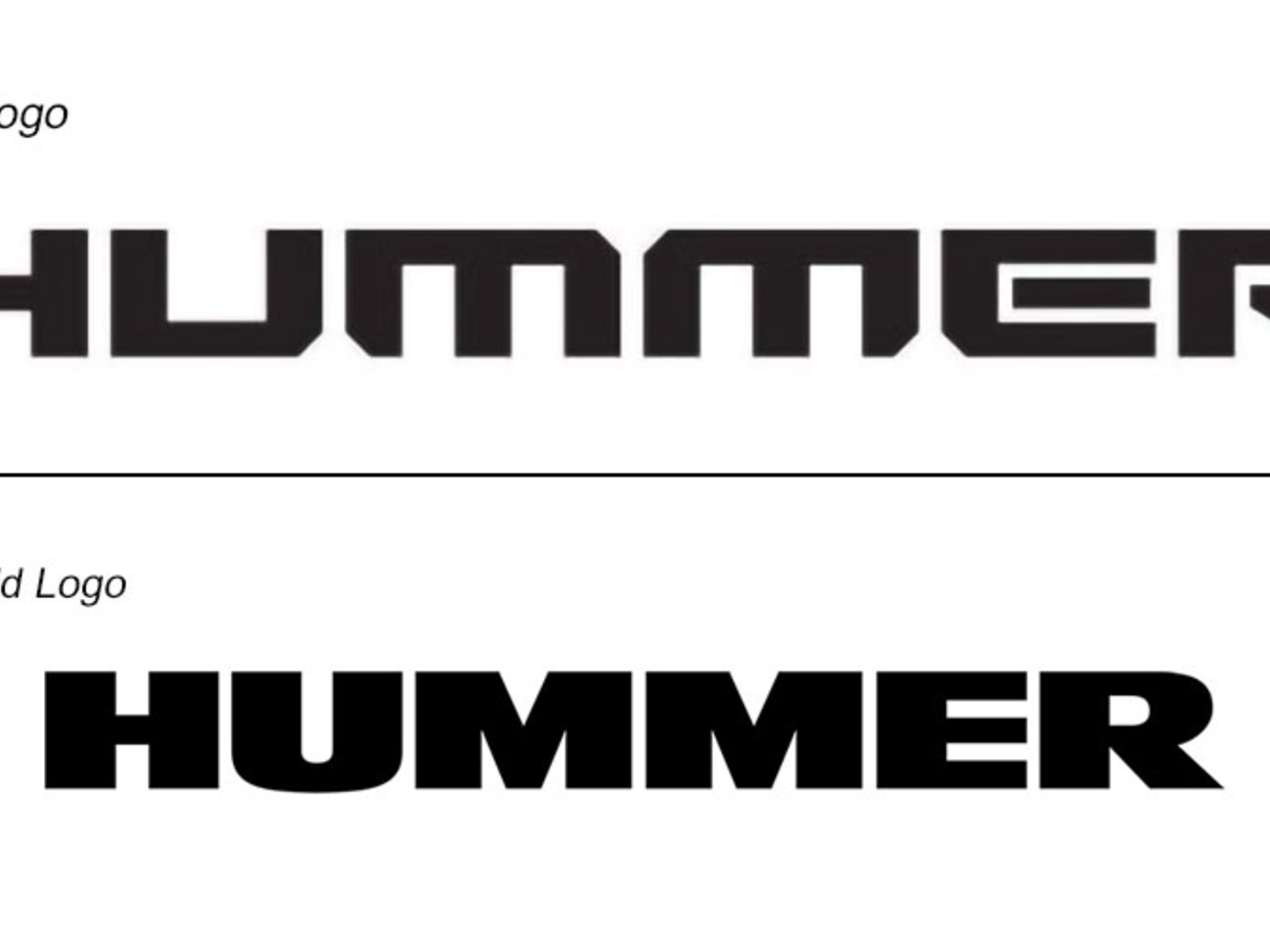 The electric Hummer gets a new logo - Autoblog
