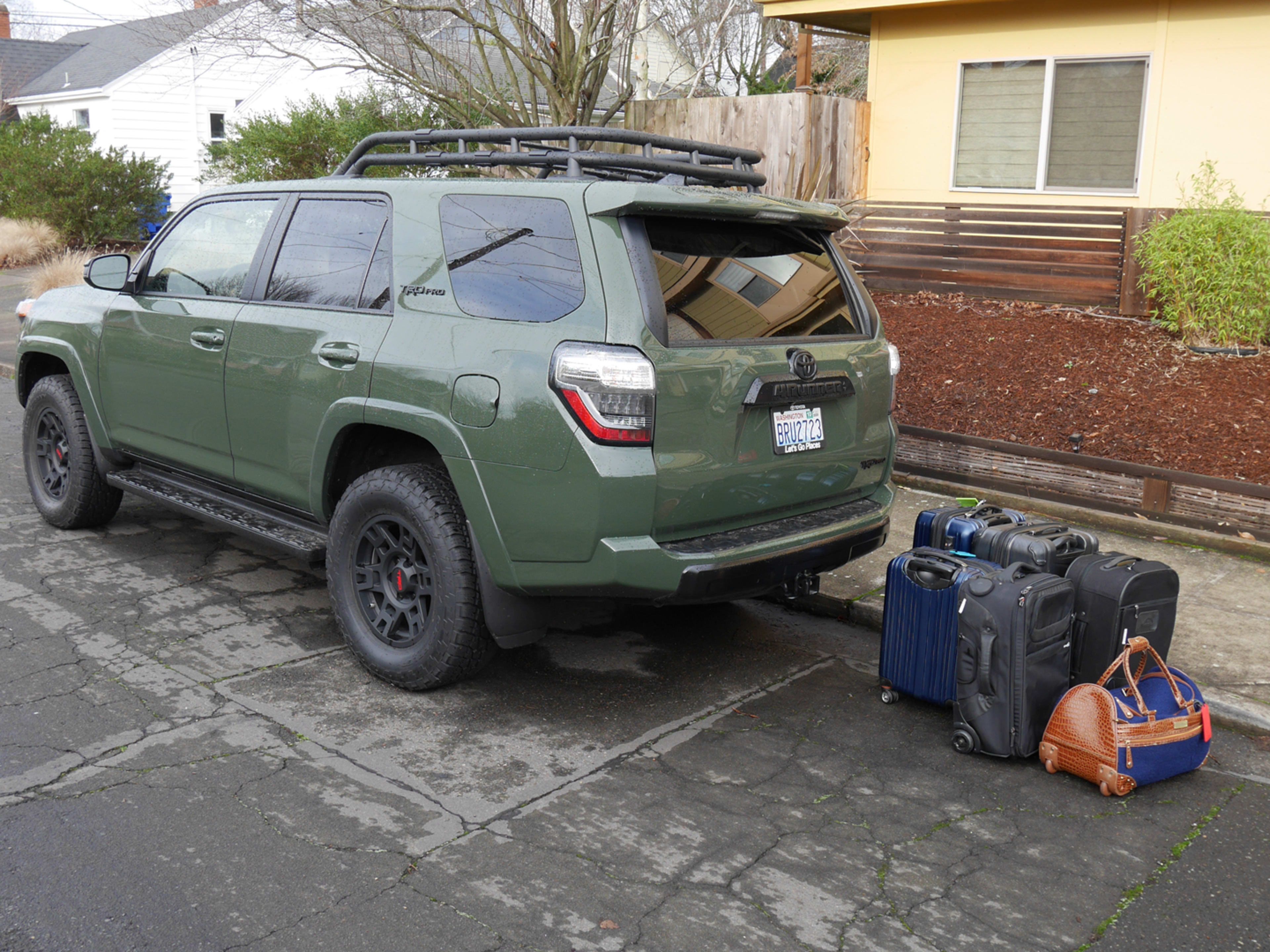 Toyota 4Runner Luggage Test | How much cargo space? - Autoblog