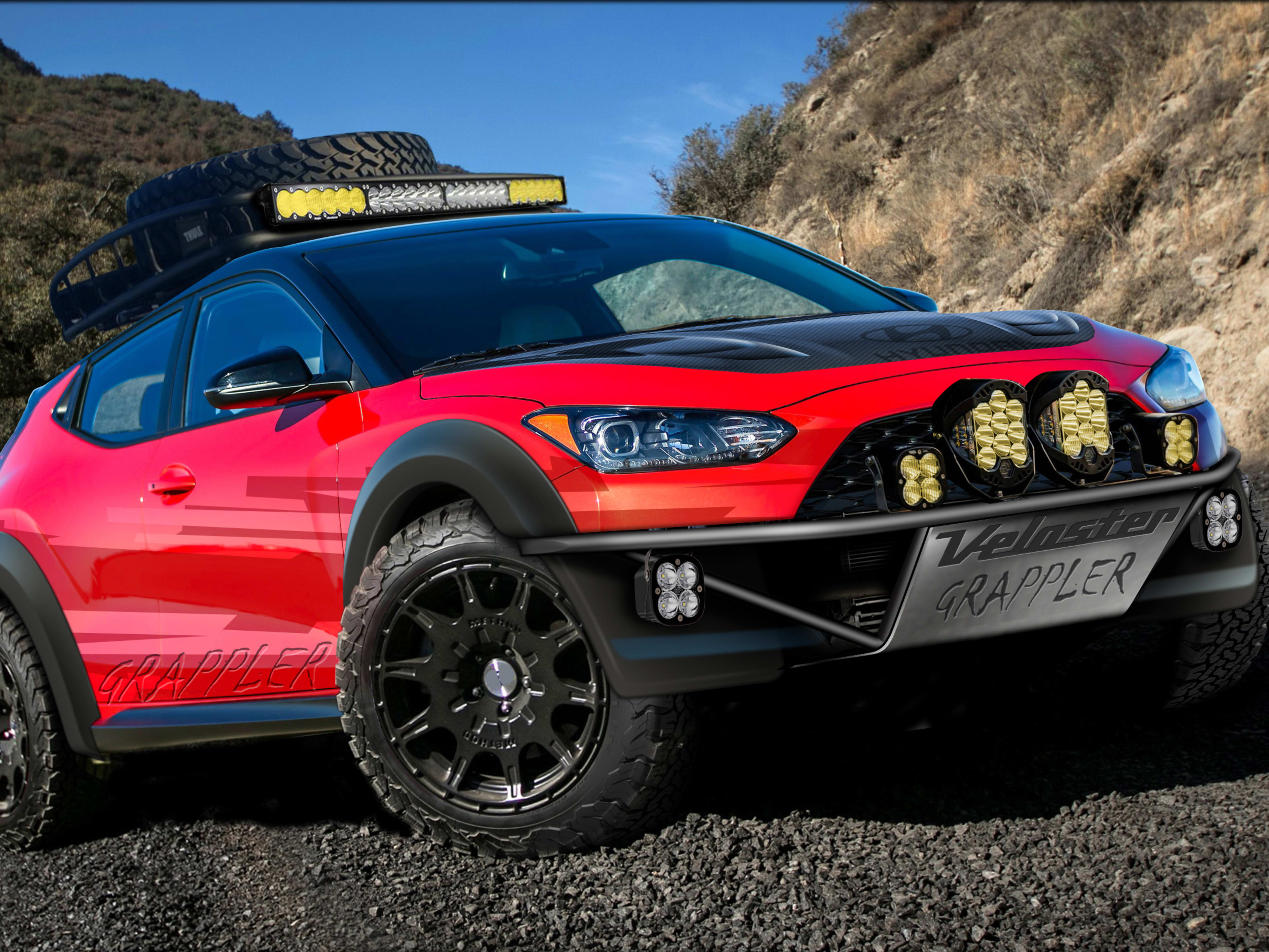 2020 Hyundai Veloster Turbo Grappler is ready for SEMA and the dirt ...