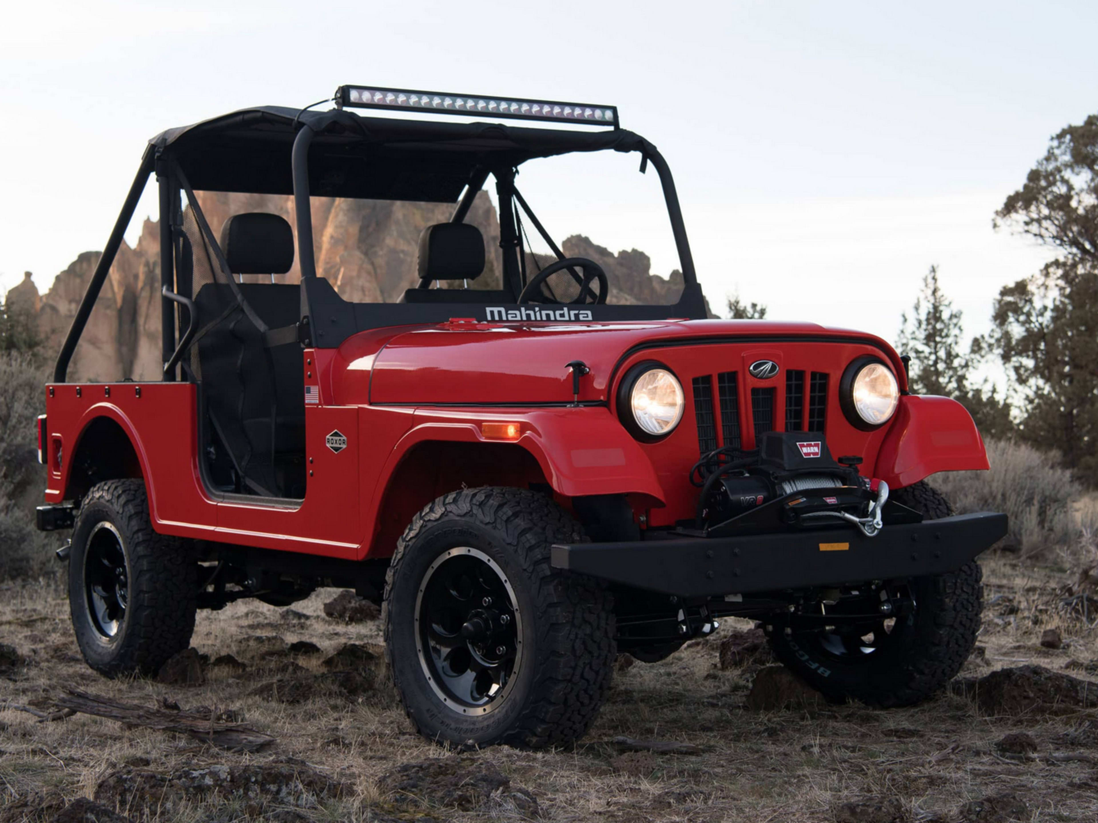 Mahindra Roxor is an Indian Jeep built in Michigan with a diesel engine
