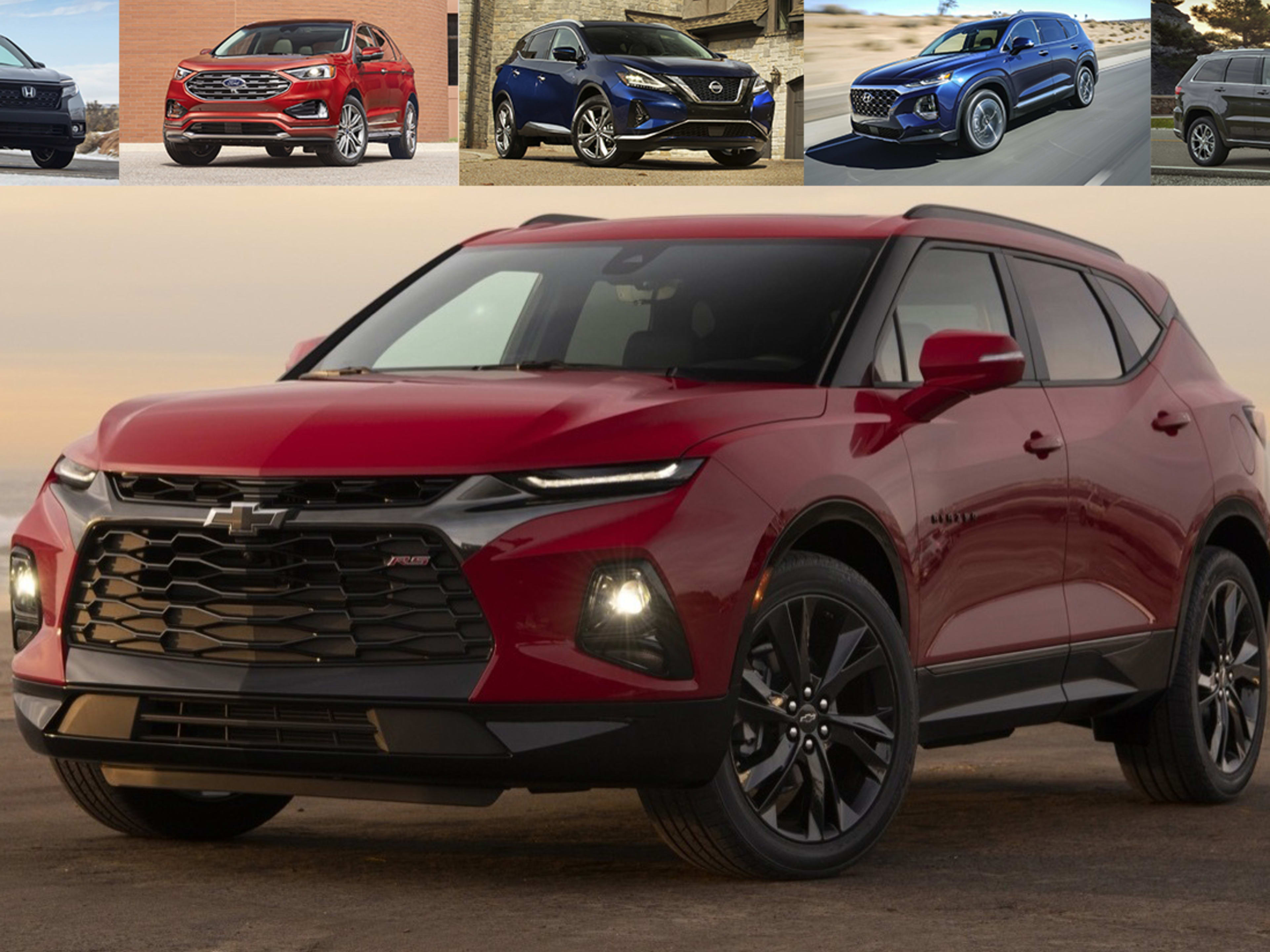 2019 Chevy Blazer vs 2019 Honda Passport, mid-size crossovers: How they ...