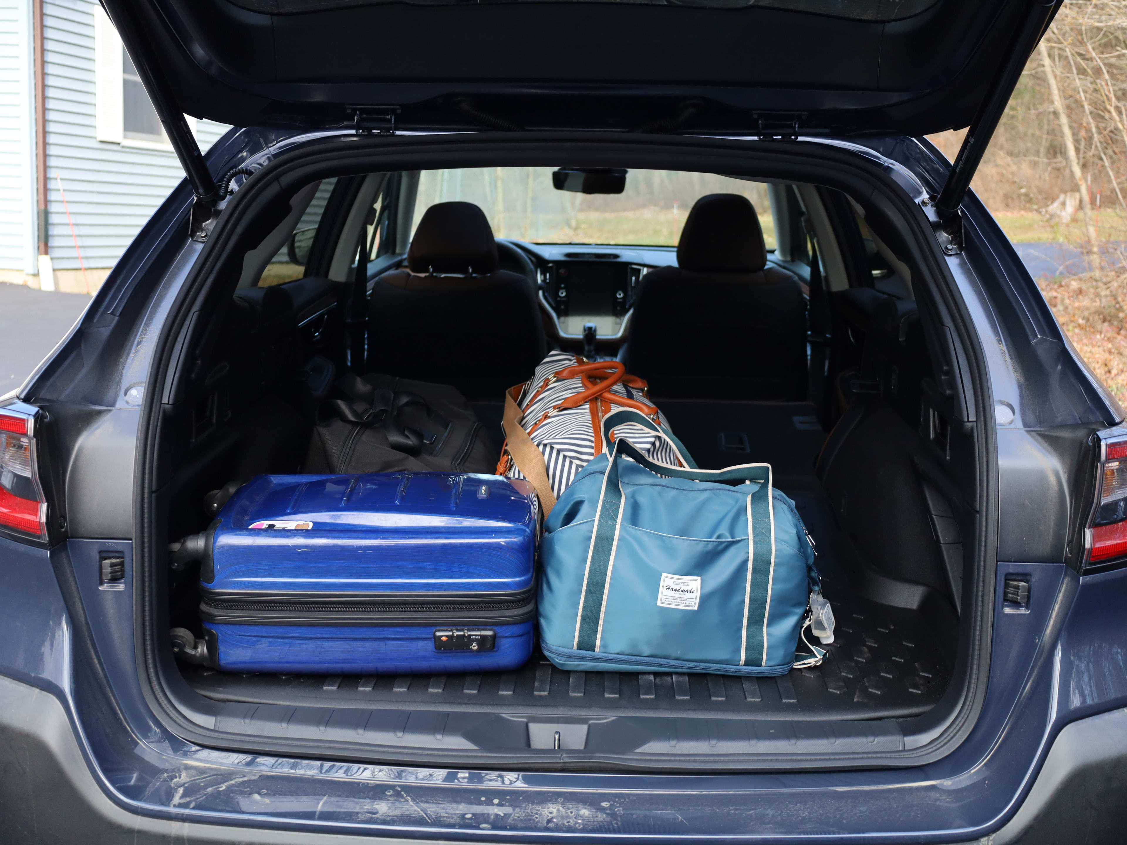 The 2025 Subaru Outback Touring XT's cargo space swamps the competition ...
