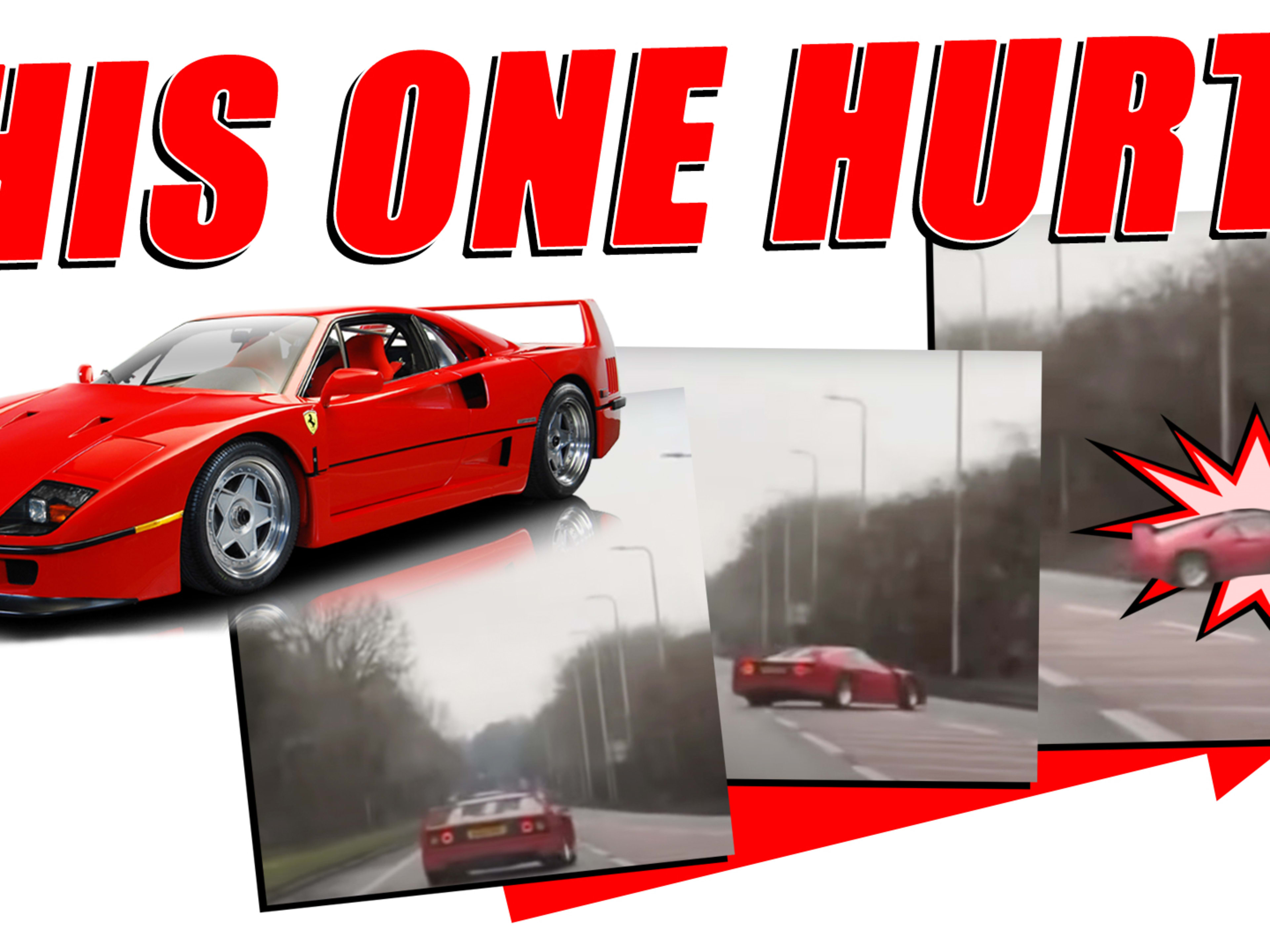 A Ferrari mechanic crashed the world's highest mileage F40 - Autoblog