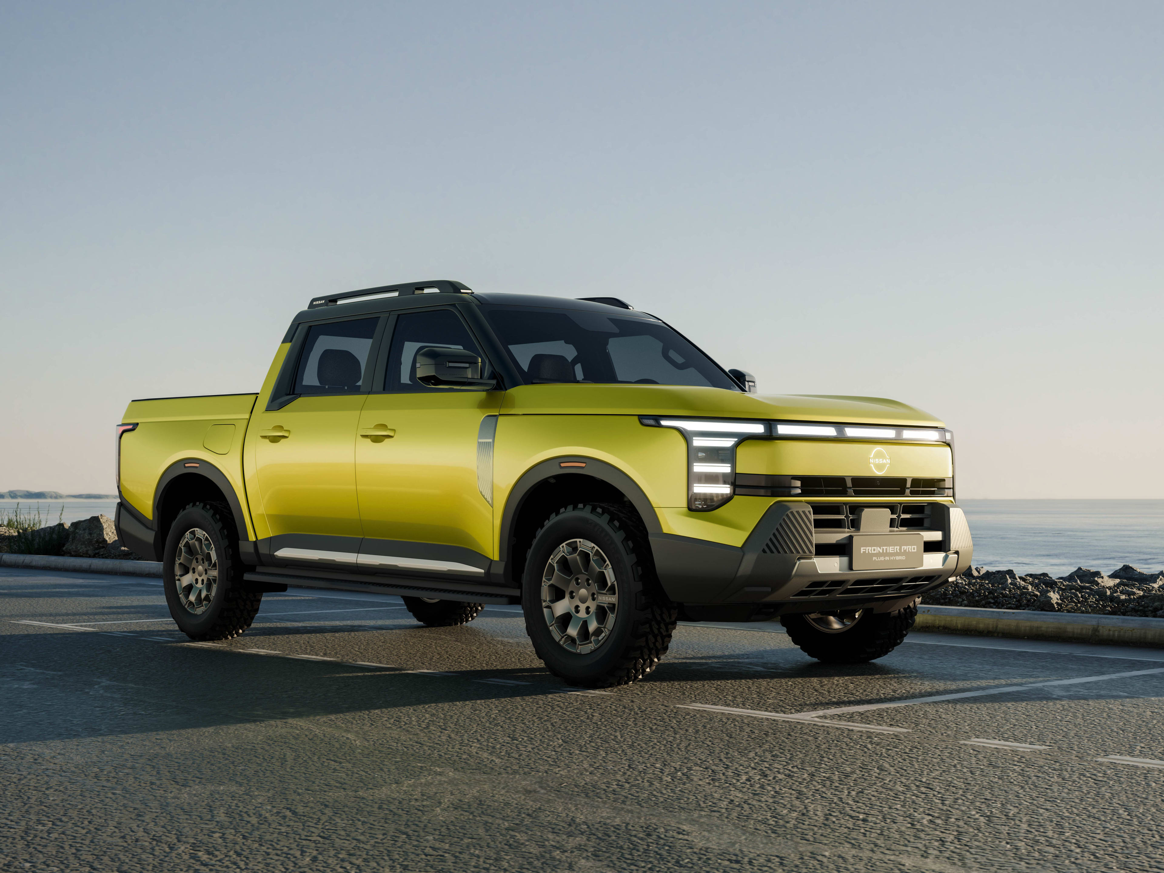 Nissan Shows Off Their Retro-Styled Frontier Pro Plug-In Hybrid Pickup in Shanghai - Autoblog