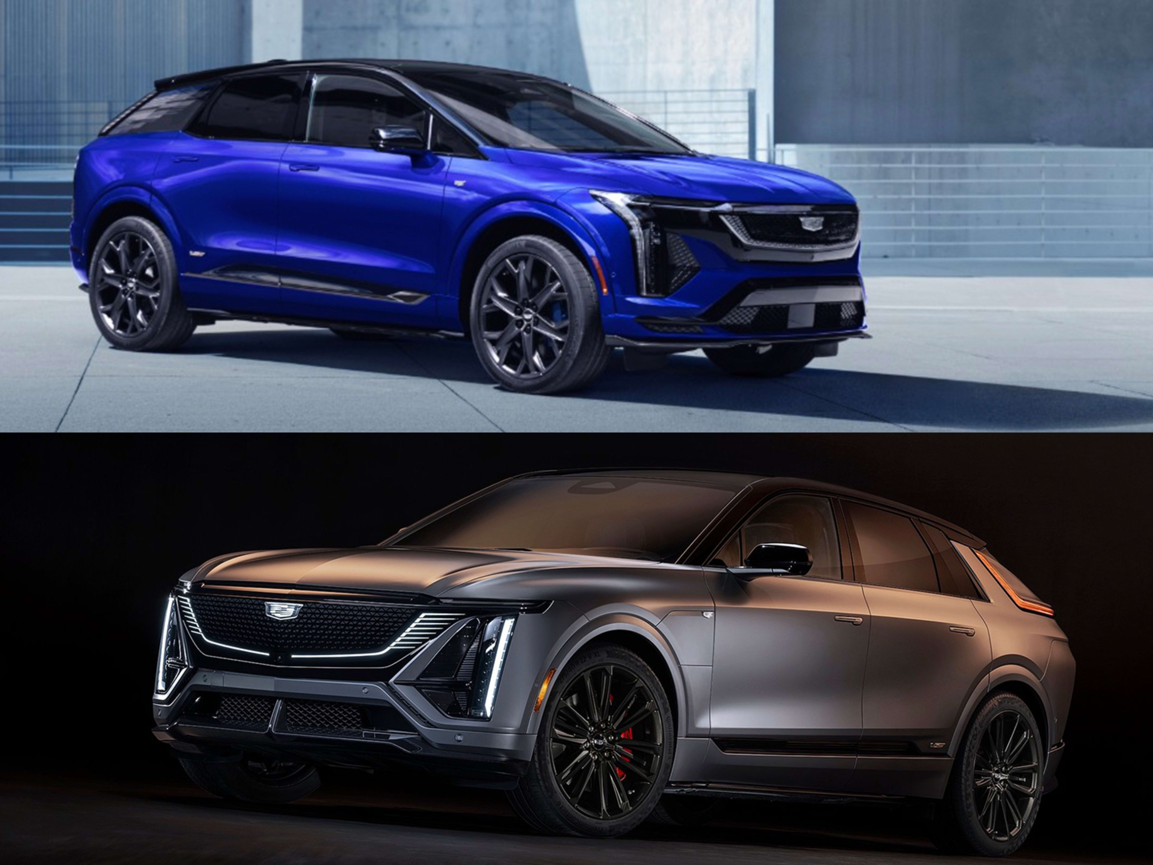 Cadillac Optiq-V Vs. Lyriq-V: Quickest-Ever Cadillac SUVs Compared - Autoblog