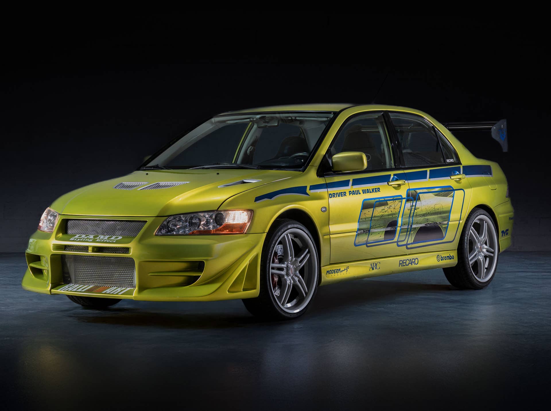 Paul Walker’s Lime-Green Evo VII Just Rewrote Mitsubishi History - Autoblog
