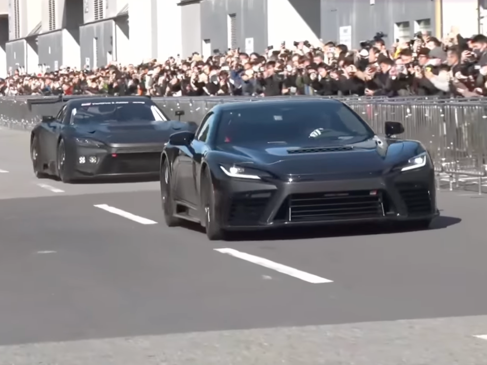 WATCH: Toyota’s New 641-HP GR GT and GR GT3 Go Wild in Public - Autoblog