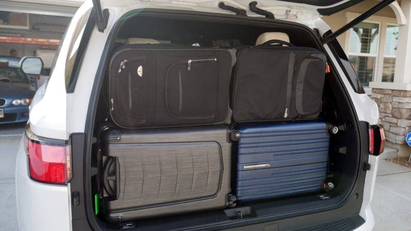 Toyota Sequoia Luggage Test: How much fits behind the third row? - Autoblog