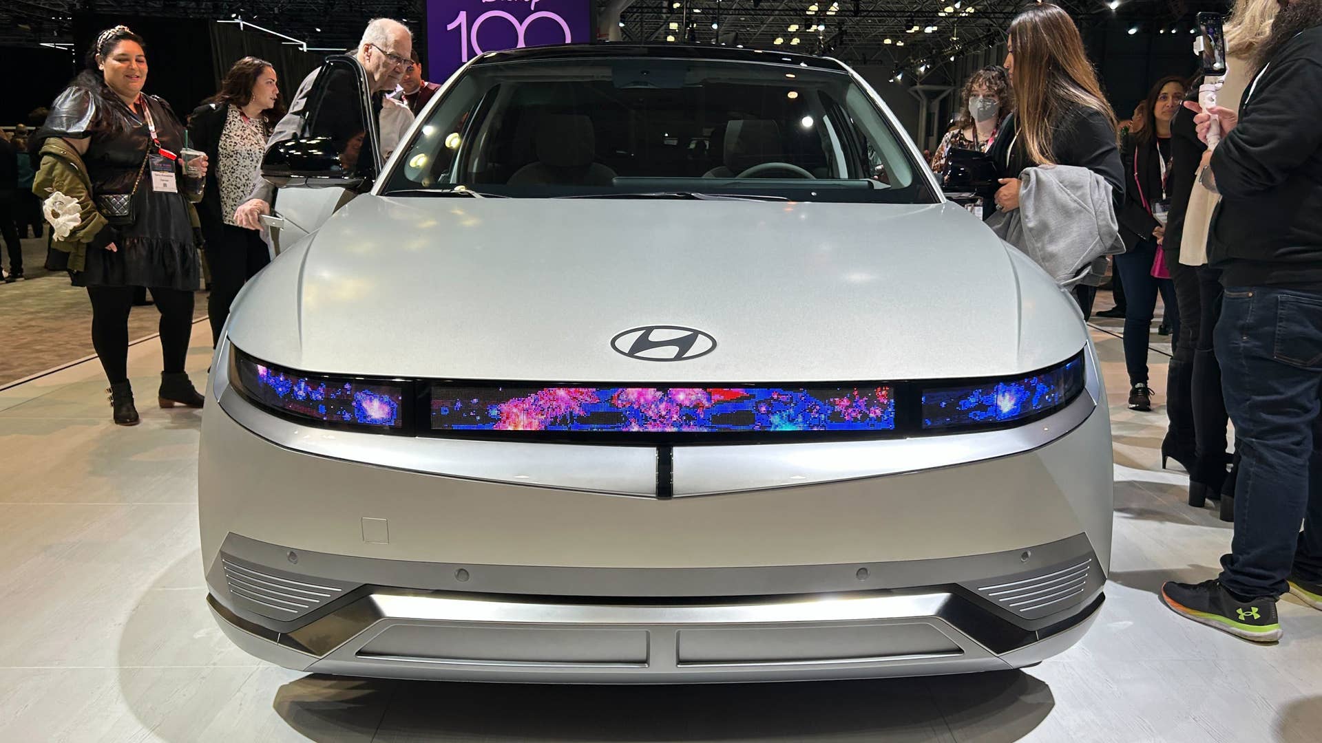 Hyundai shows surprise Disney-themed Ioniq 5 in New York - Autoblog