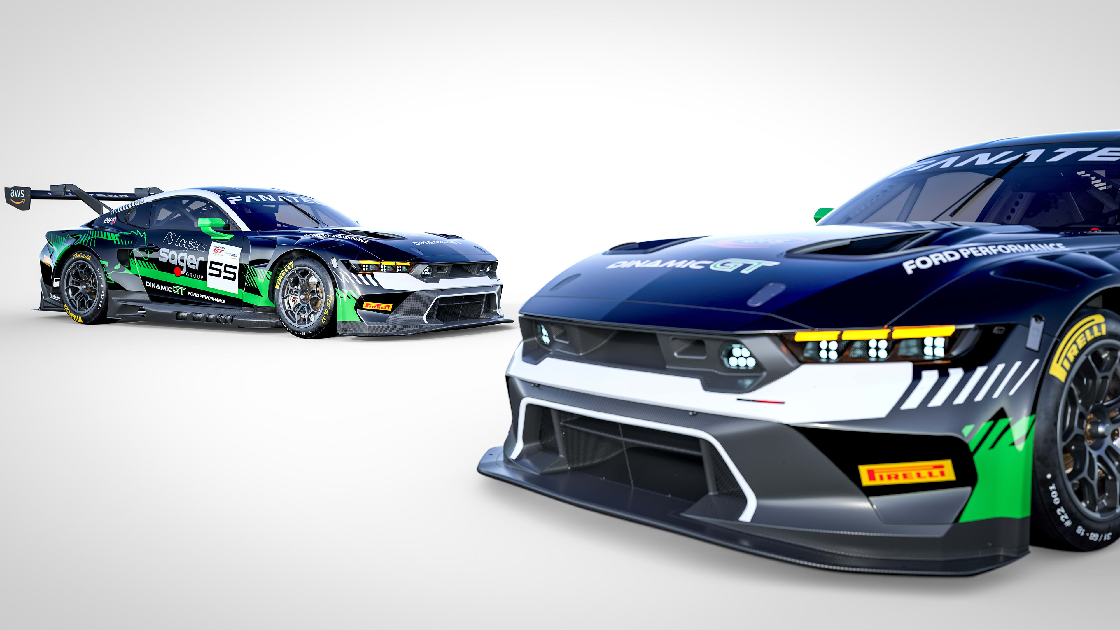 Ford reveals various Mustang GT3 race car liveries for series around ...