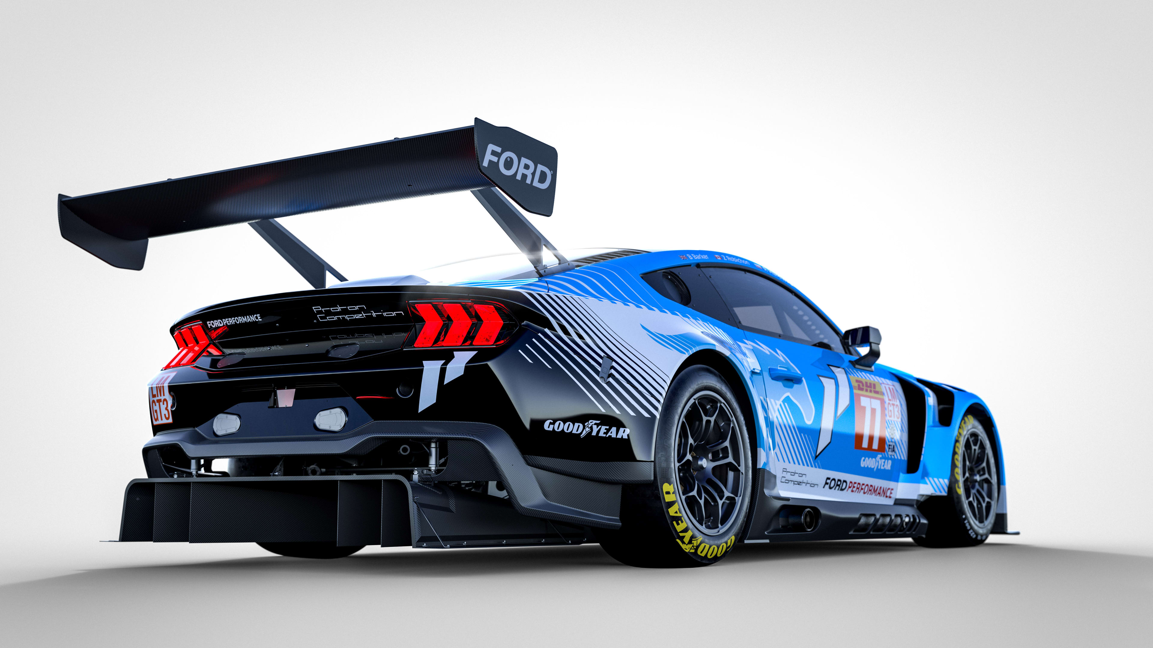 Ford reveals various Mustang GT3 race car liveries for series around ...