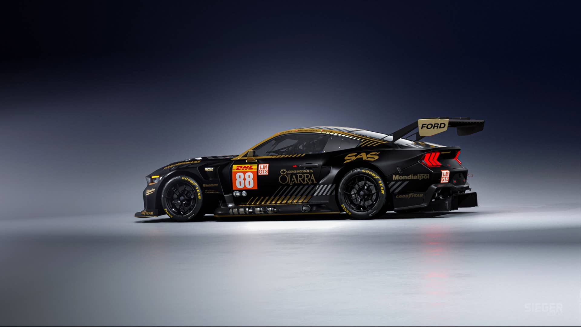 Ford reveals various Mustang GT3 race car liveries for series around ...