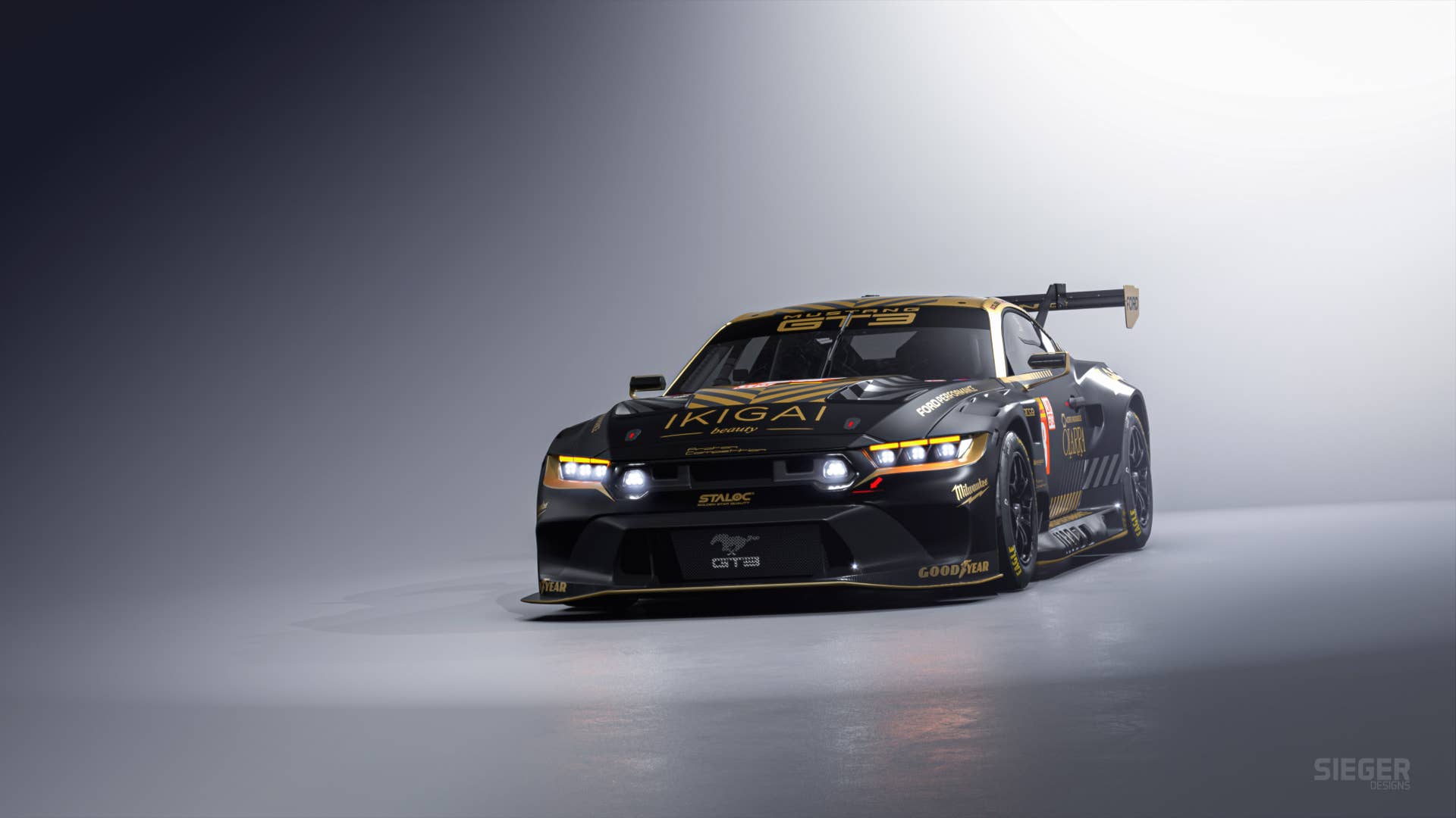 Ford reveals various Mustang GT3 race car liveries for series around ...