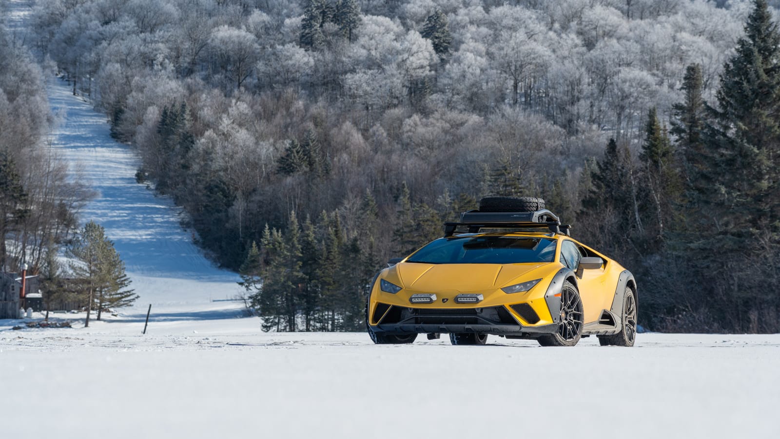 Lamborghini Huracan Sterrato (Snowy) Road Test: Hitting the slopes in ...