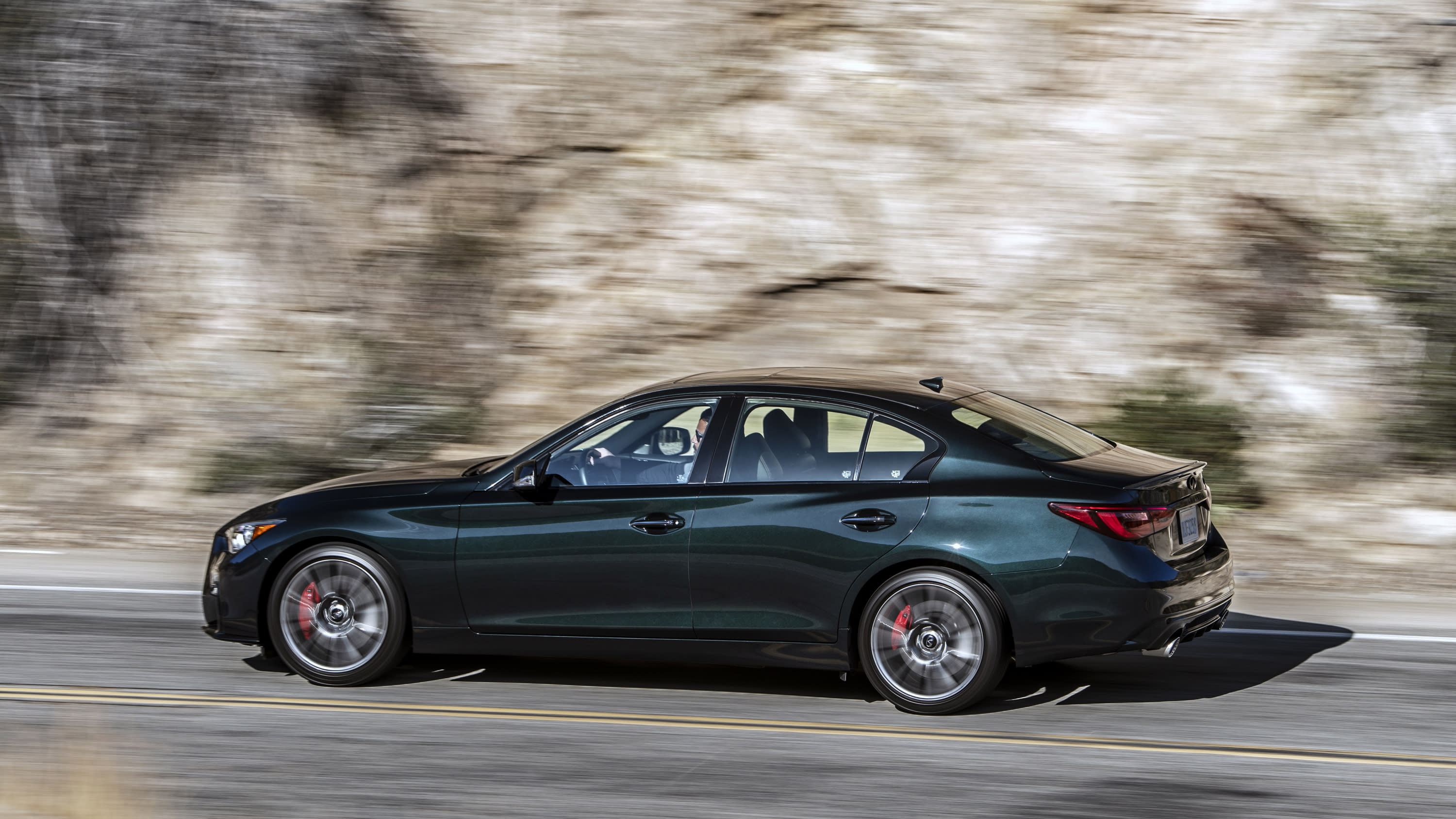 2023 Infiniti Q50 Red Sport 400 Black Opal steals Midnight Purple ...